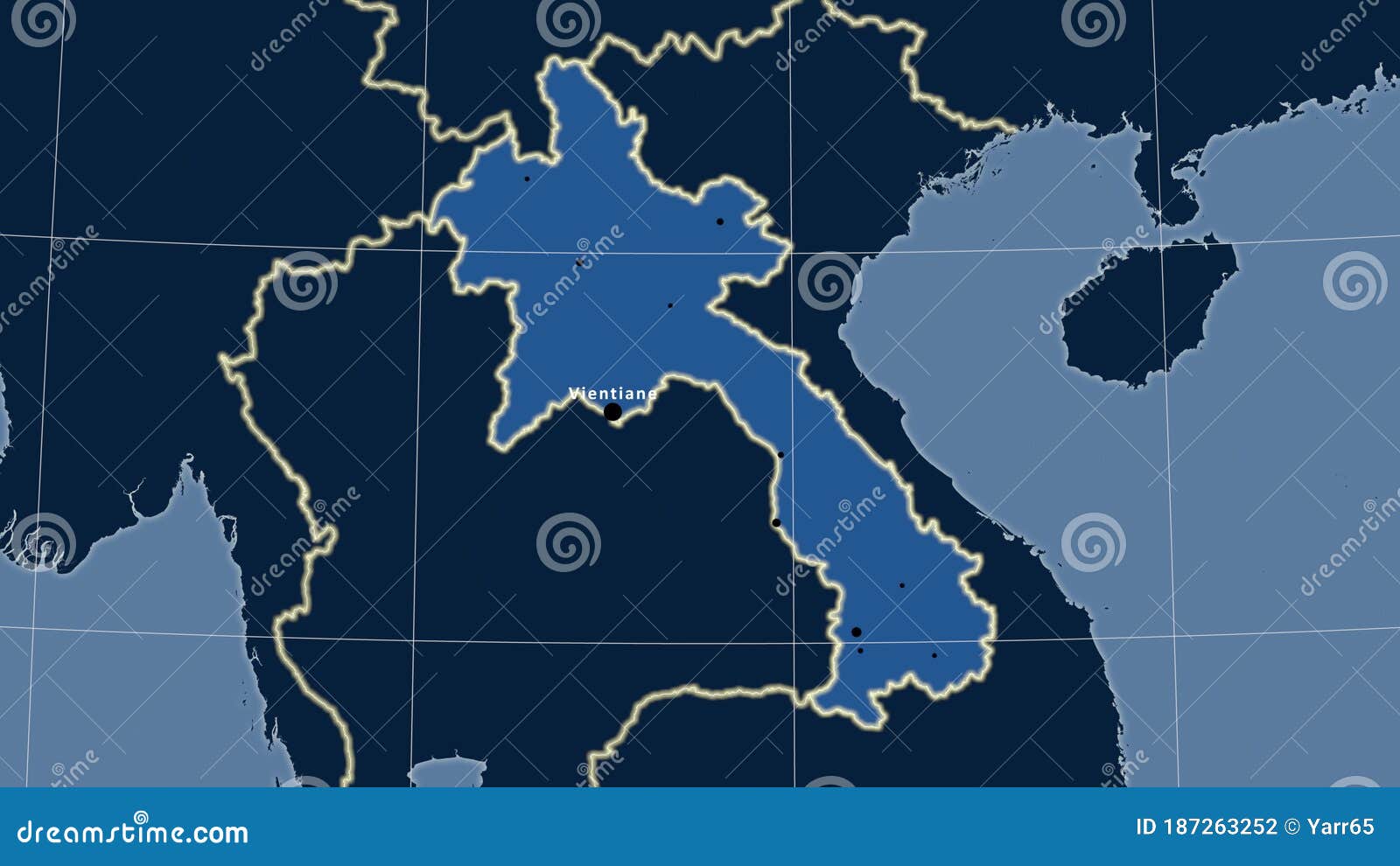 Laos - Solid. Composition, Borders Stock Illustration - Illustration of ...