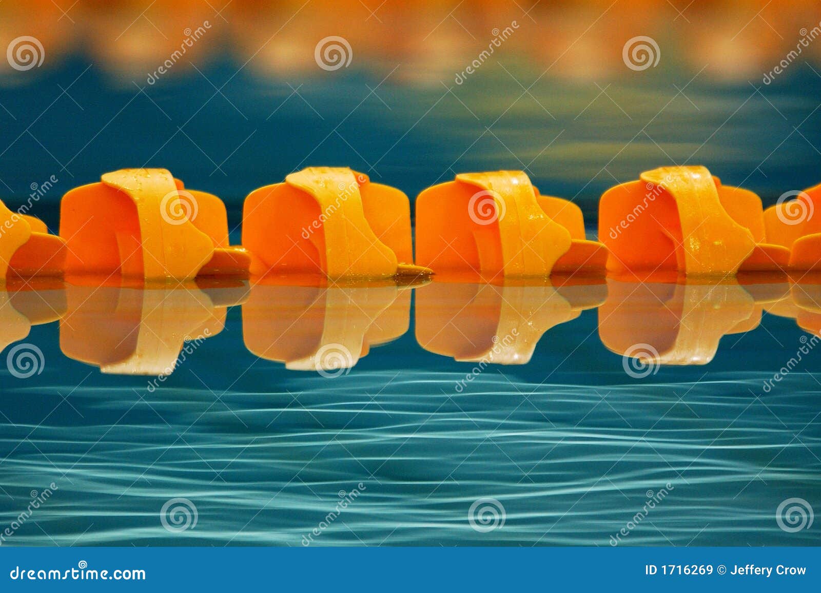 Lap Lane up close stock image. Image of lane, pool, orange - 1716269