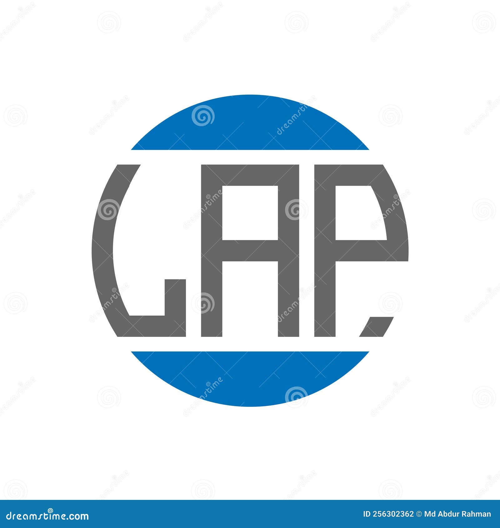 LAP Letter Logo Design on White Background. LAP Creative Initials ...