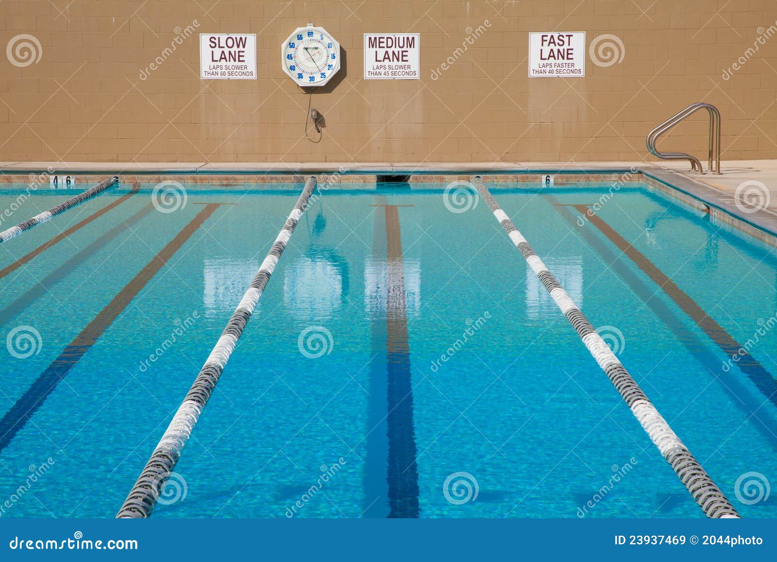 Lap Swimming Pool stock image. Image of fast, lane, slow - 23937469