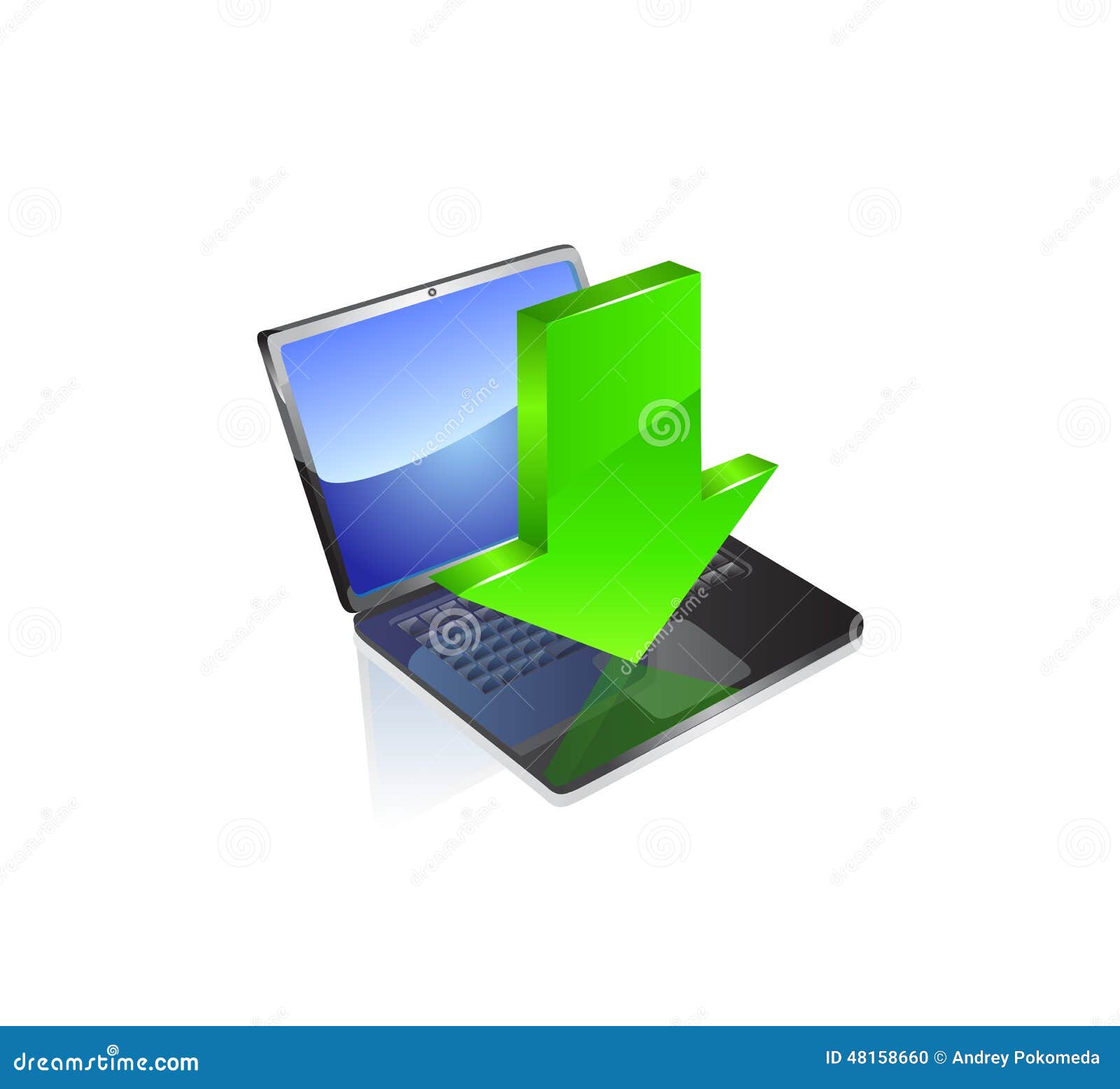 Lap top icon. Vector stock vector. Illustration of connection - 48158660