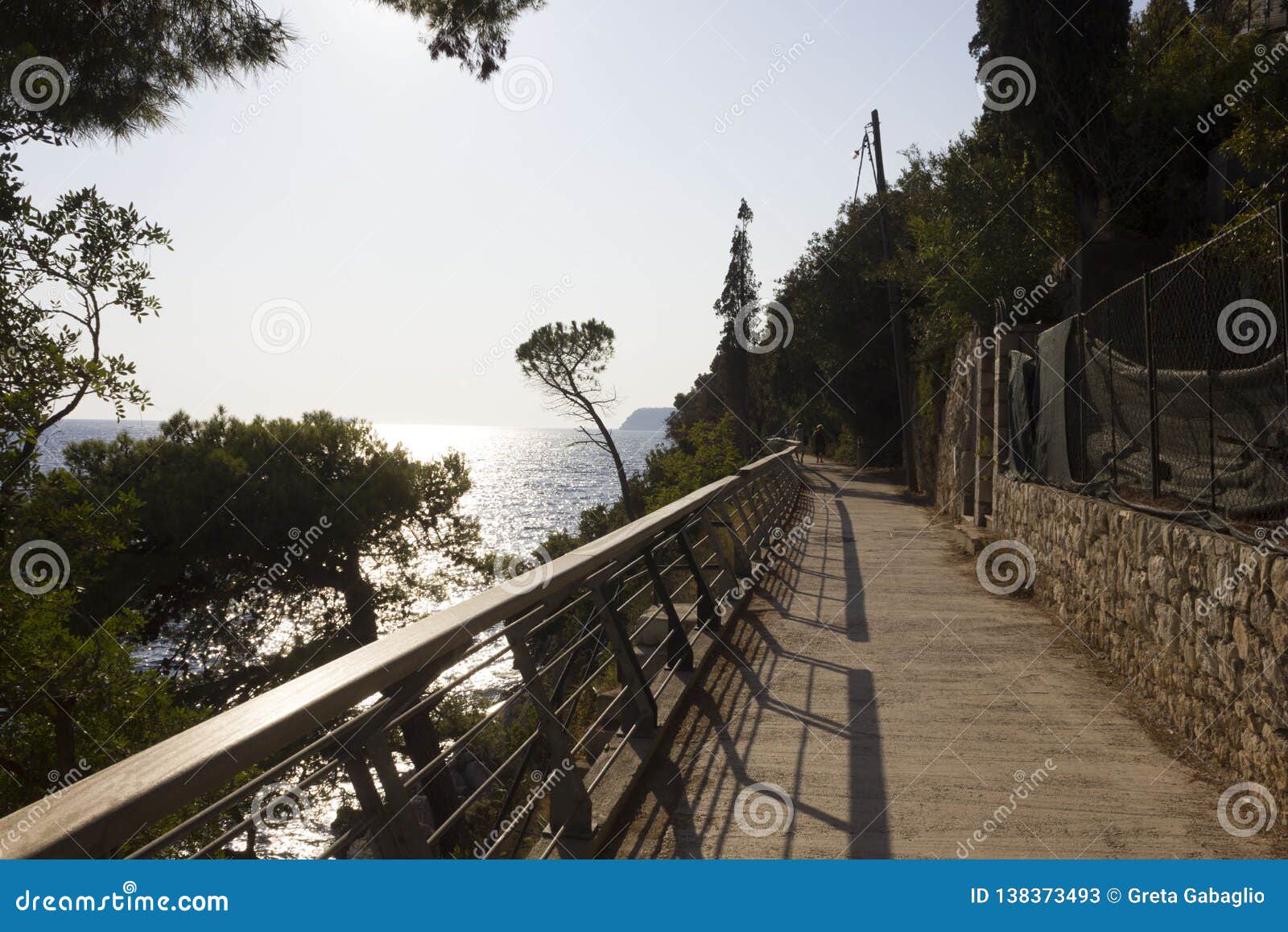 Lapad Cliff Side, Facing Adriatic Sea Royalty-Free Stock Image ...