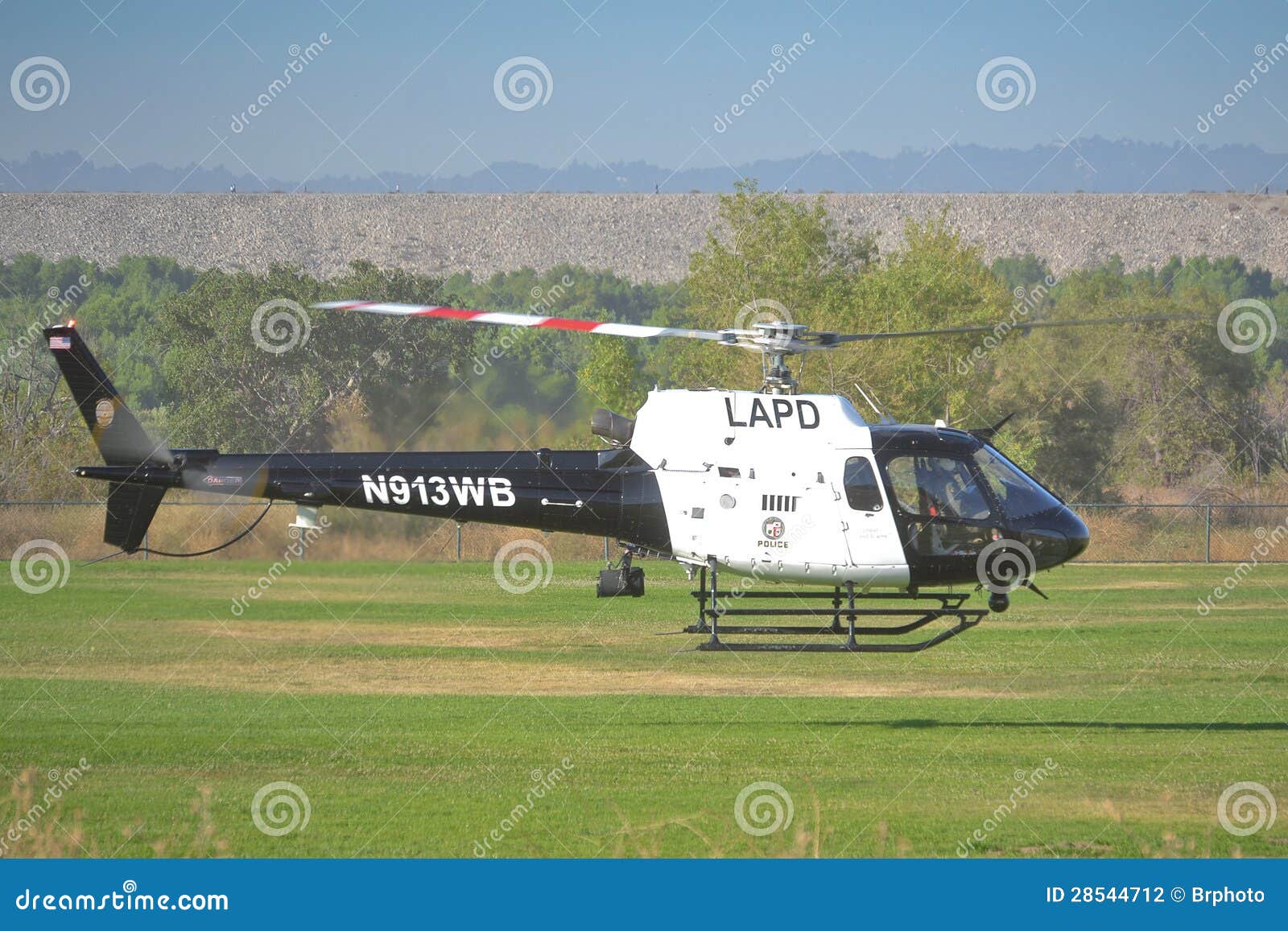 LAPD - Eurocopter AS 350 B2 Editorial Photography - Image of police ...