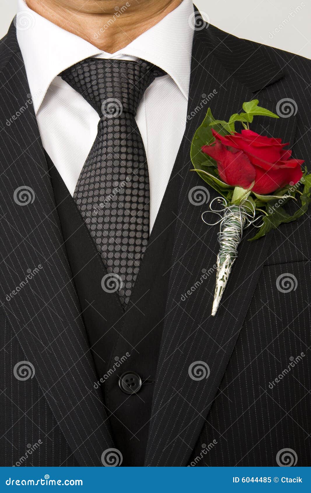 Lapel flower stock image. Image of floral, wedding, collar - 6044485
