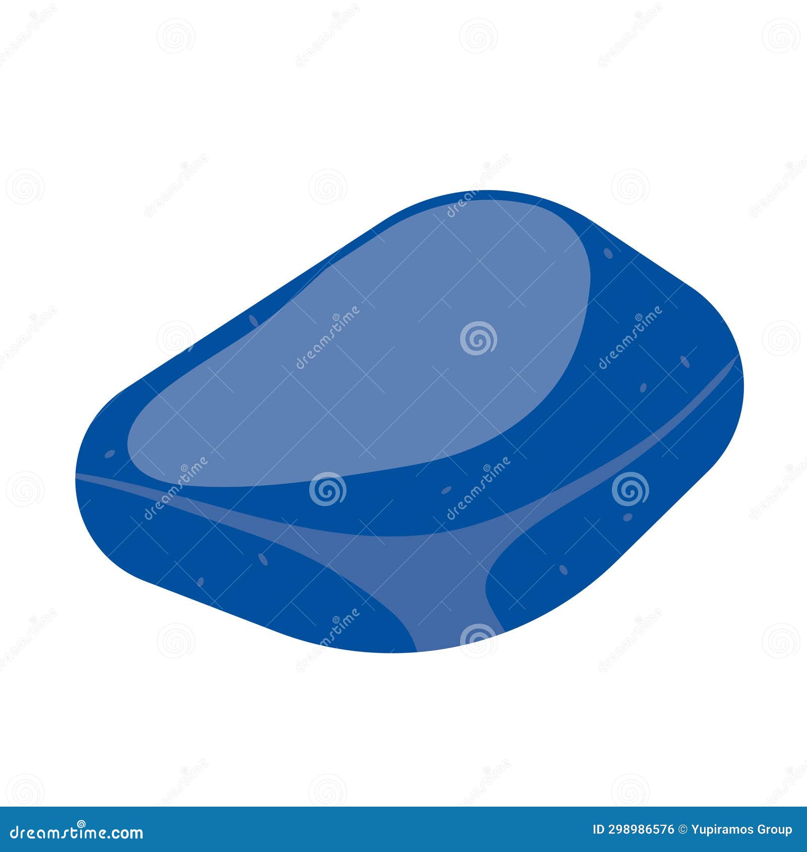 Lapis Lazuli Mineral Tumbled And Polished, Generated Ai Image Royalty ...