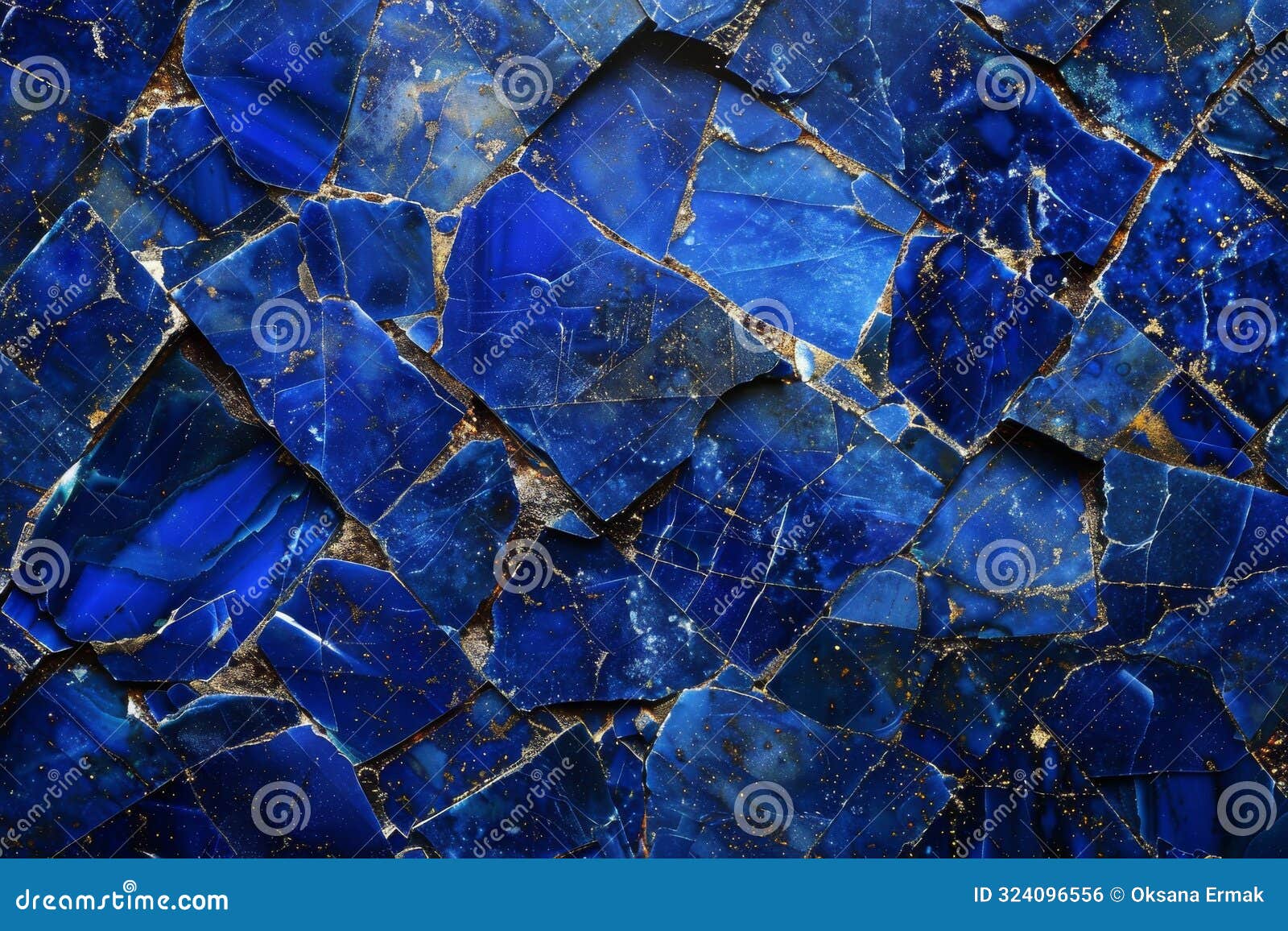 Lapis Lazuli Texture, Blue Stone Background, Lazure Gem Slice, Dark ...