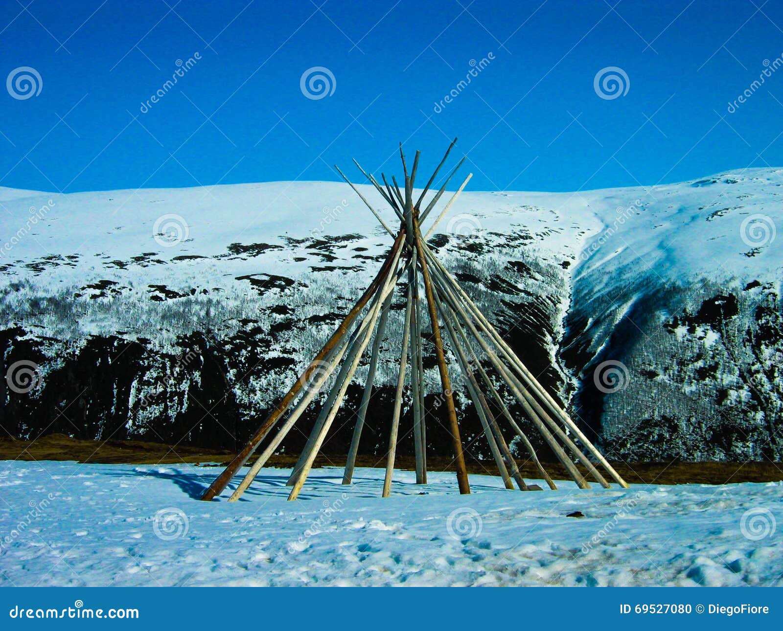 Lapp tent structure stock photo. Image of exciting, clear - 69527080