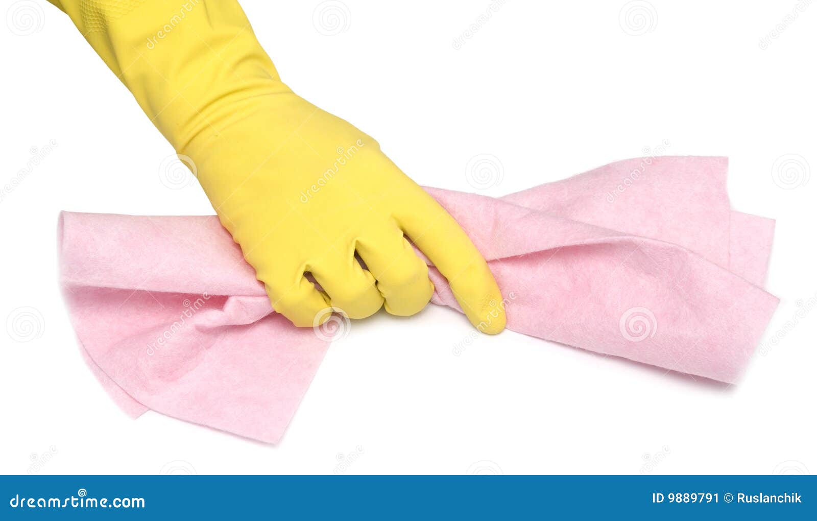 Lappen in der Hand stockbild. Bild von lappen, schrubben - 9889791