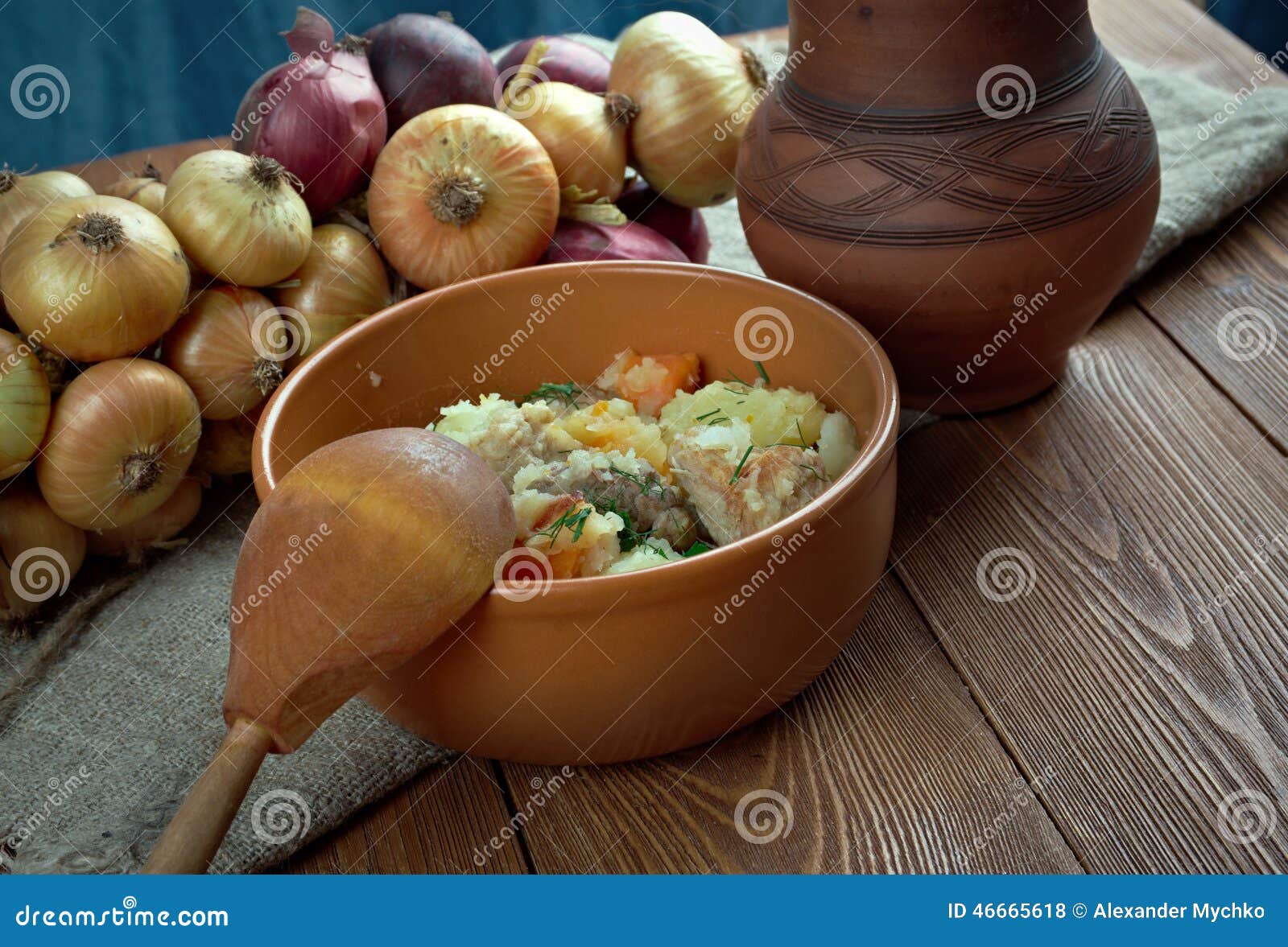 Lapskaus foto de archivo. Imagen de primer, especias - 46665618