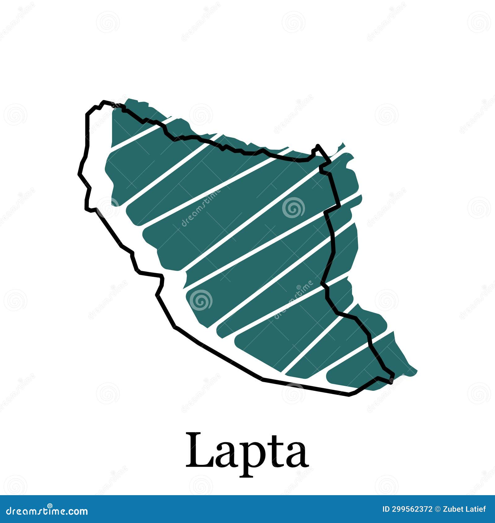 Lapta Map the State Administrative Subdivision of Turkey, Creative ...