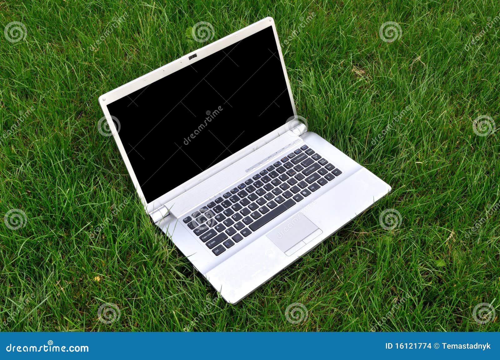 Laptop stockfoto. Bild von umgebung, feld, informationen - 16121774