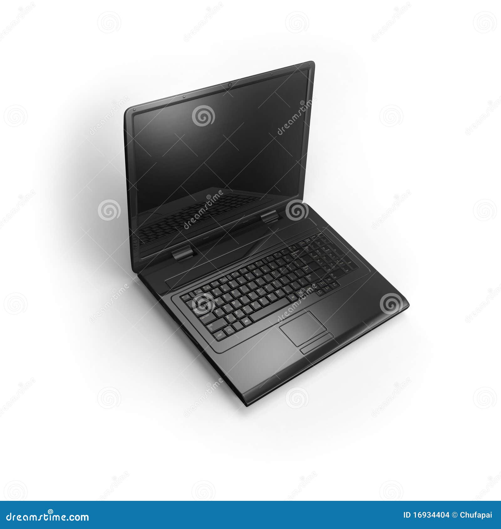 Laptop stock abbildung. Illustration von post, studio - 16934404