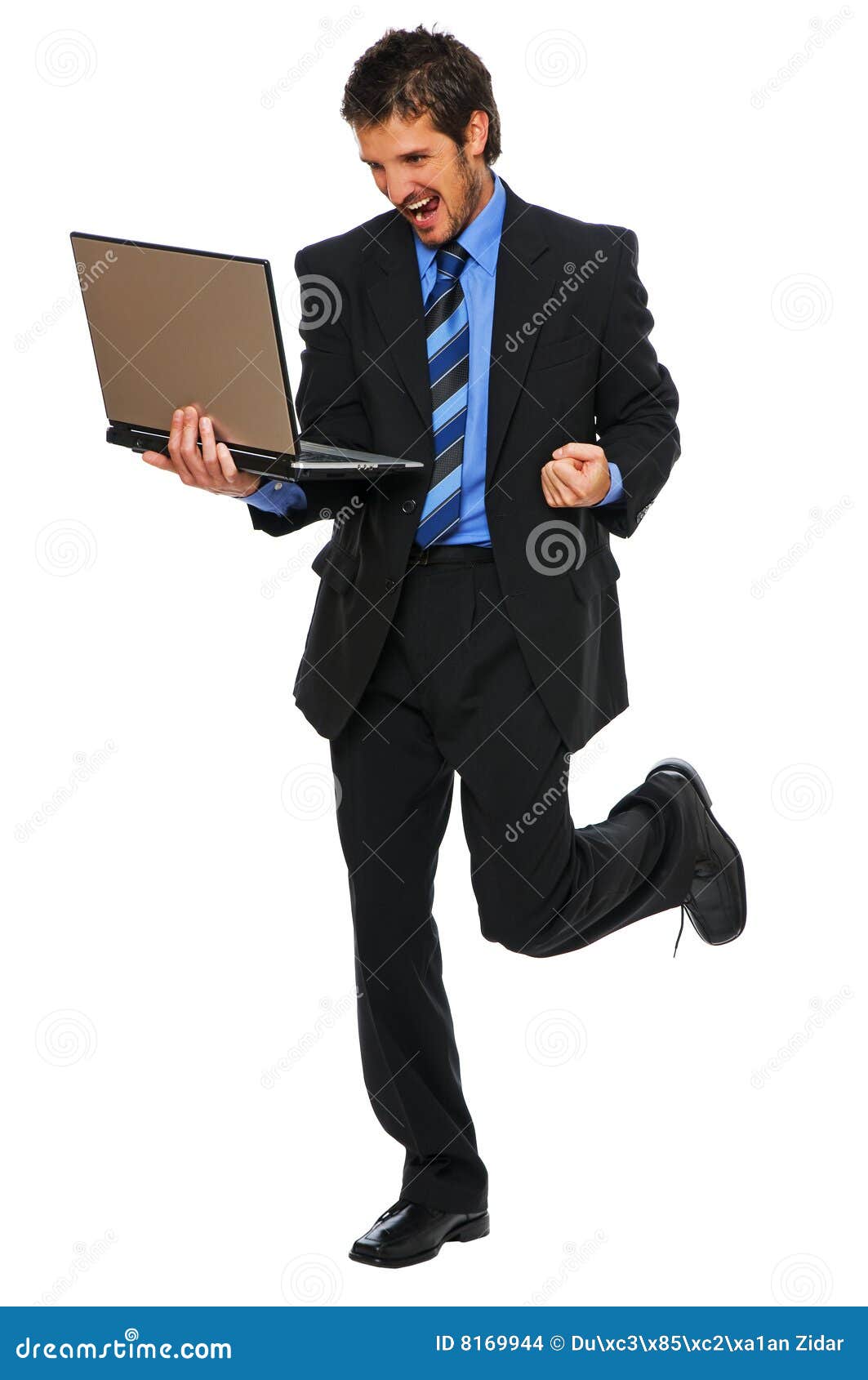 Laptop stock photo. Image of standing, computer, carrying - 8169944