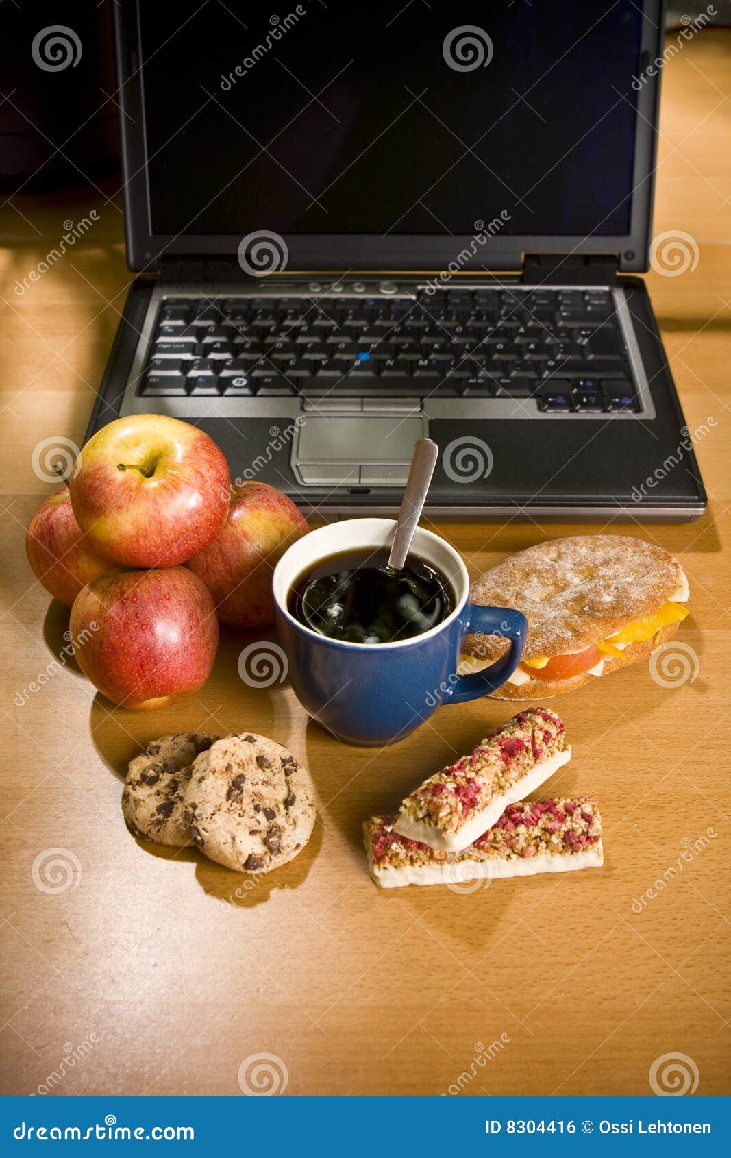 Laptop stock photo. Image of lifestyle, candy, wellness - 8304416