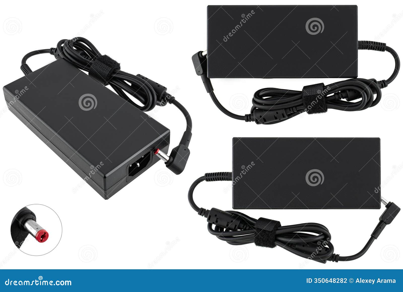 Laptop Adapter on White Background, Isolation. Stock Photo - Image of ...