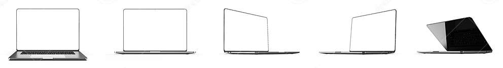 Laptop angles stock image. Image of sides, angles, computing - 162412431