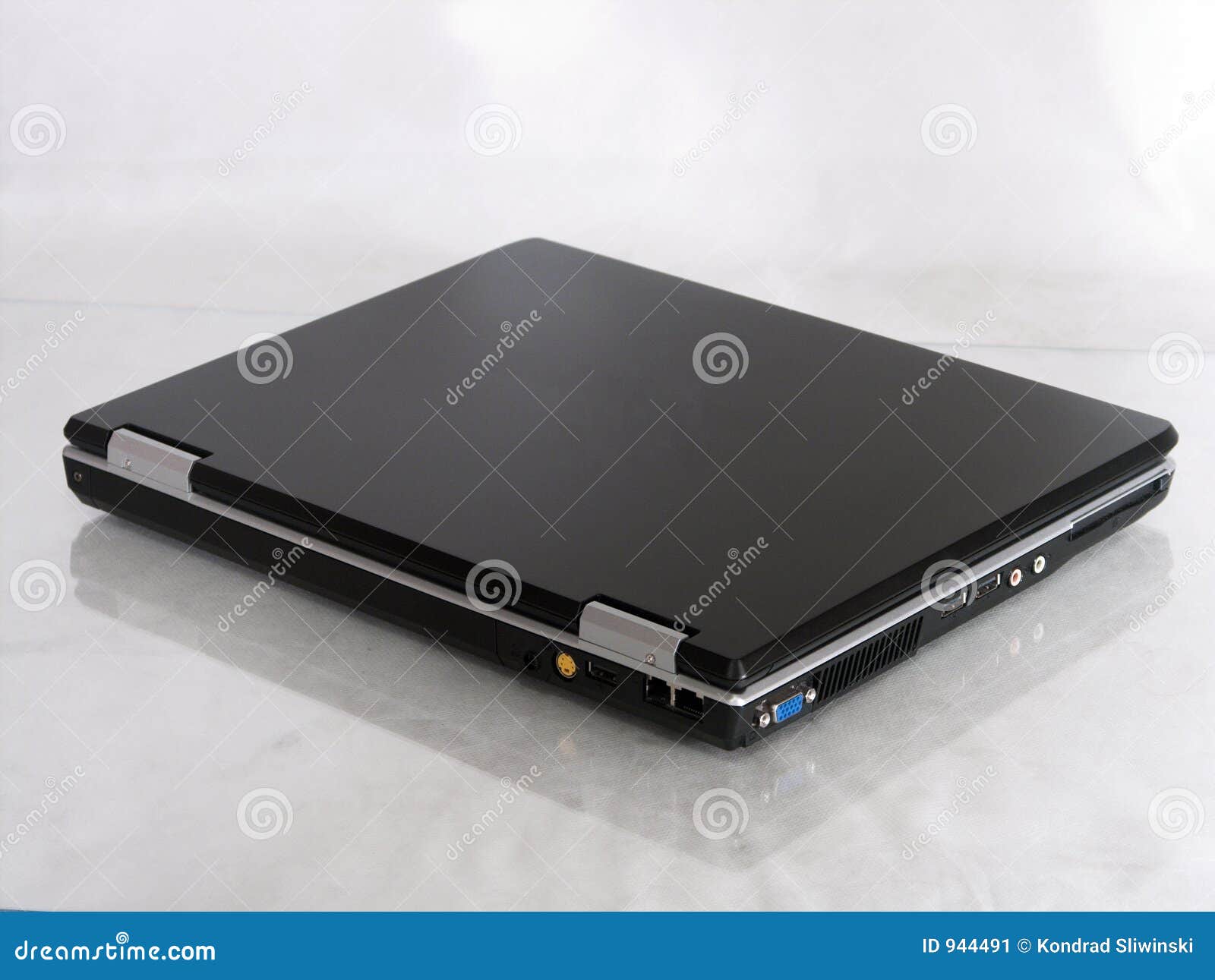 Laptop - back stock image. Image of cruncher, computer - 944491