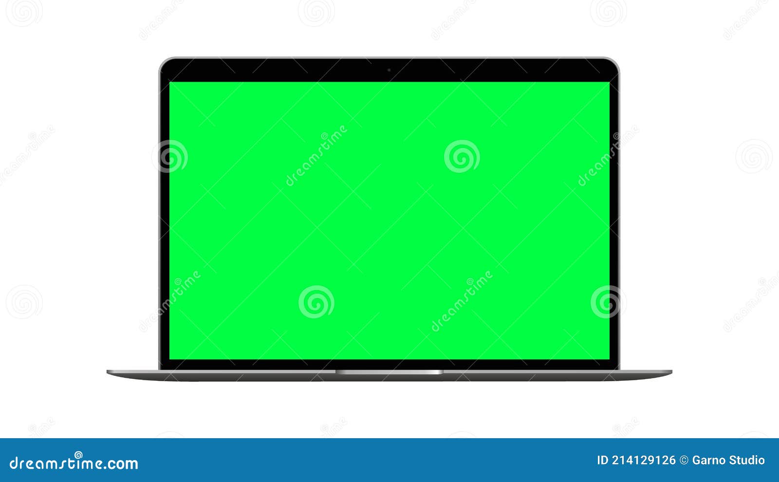 Laptop Blank Vector Mockup with Green Chromakey Screen Stock Vector ... Laptop Blank Vector Mockup with Green Chromakey Screen Stock Vector ...