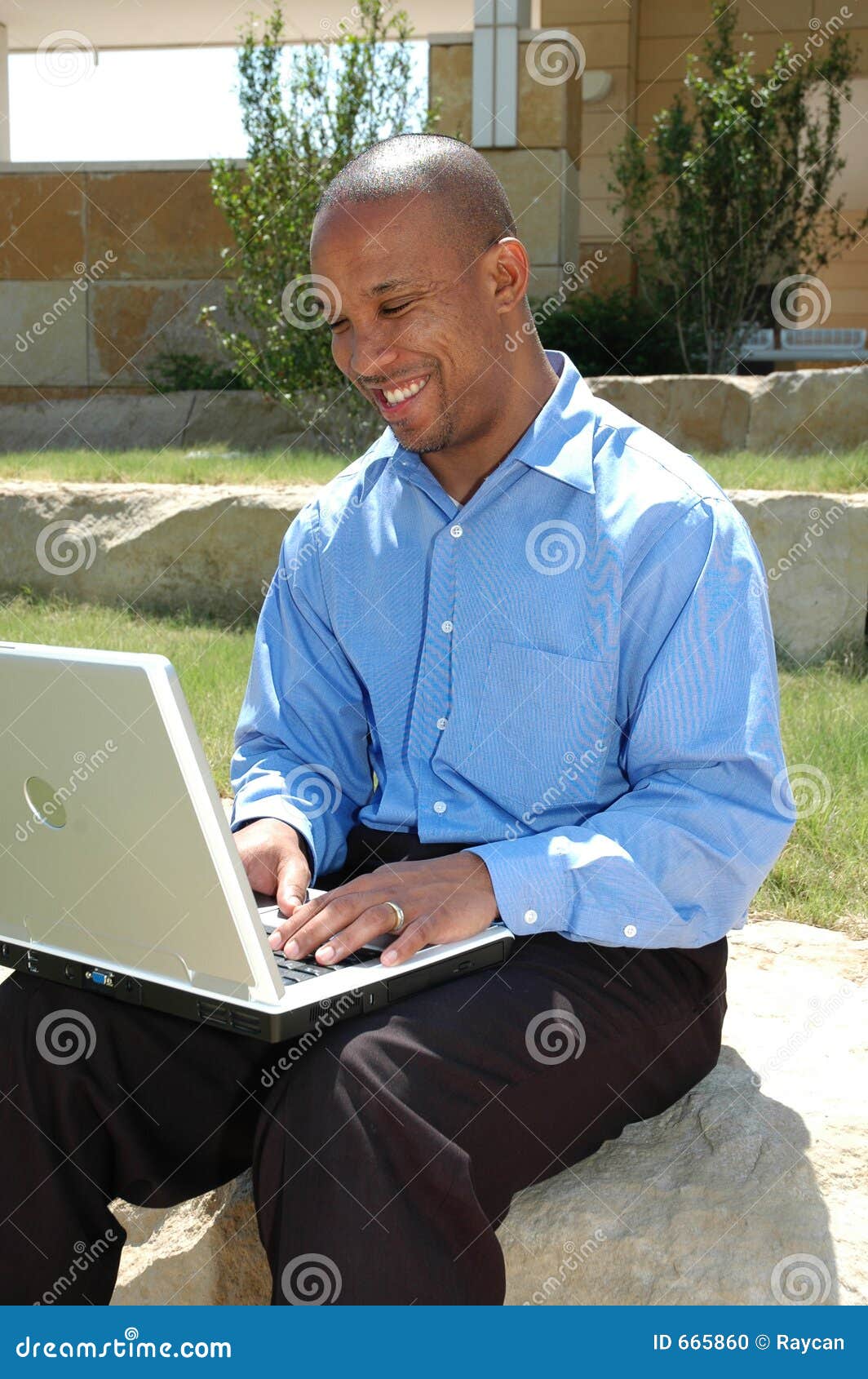 Laptop Break stock photo. Image of american, businessman - 665860