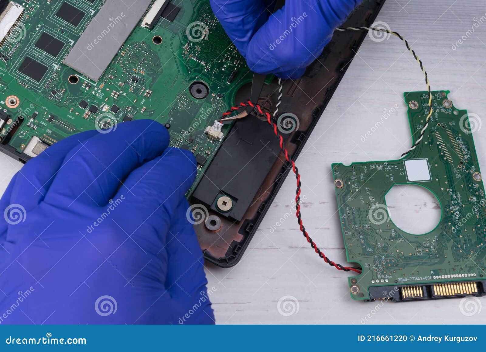 The Laptop Circuit is Checked by a Tester for the Presence of ...
