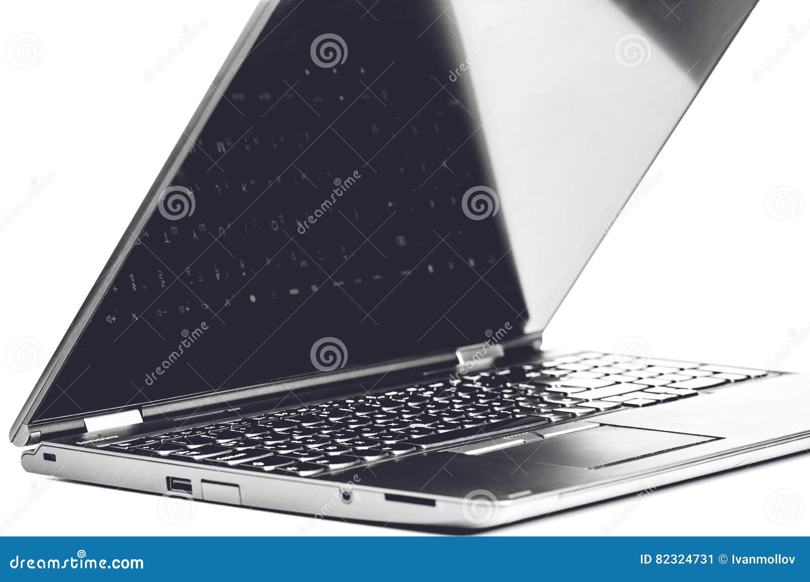 Laptop Close Up stock image. Image of monitor, notebook - 82324731