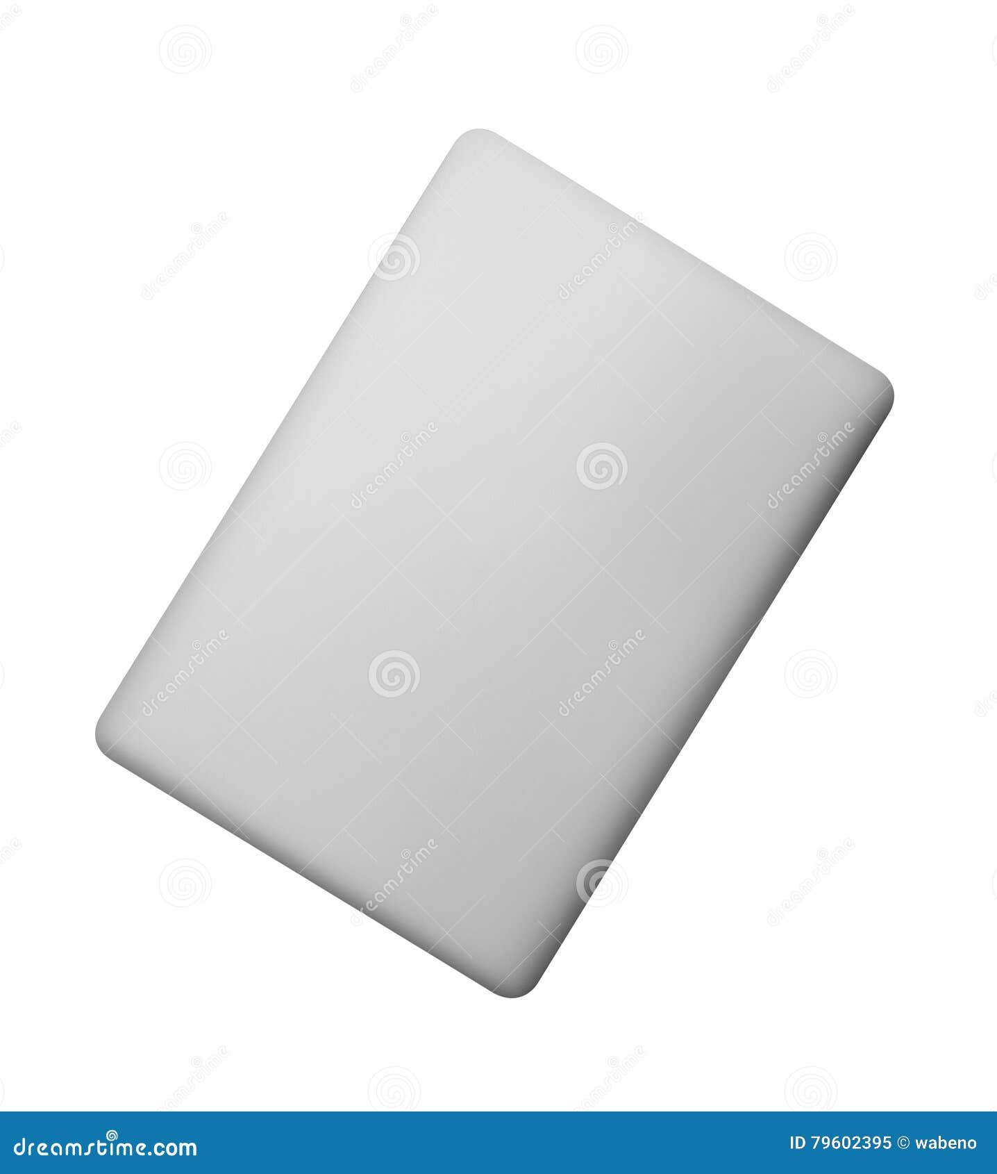 Laptop in closed top view stock image. Image of modern - 79602395