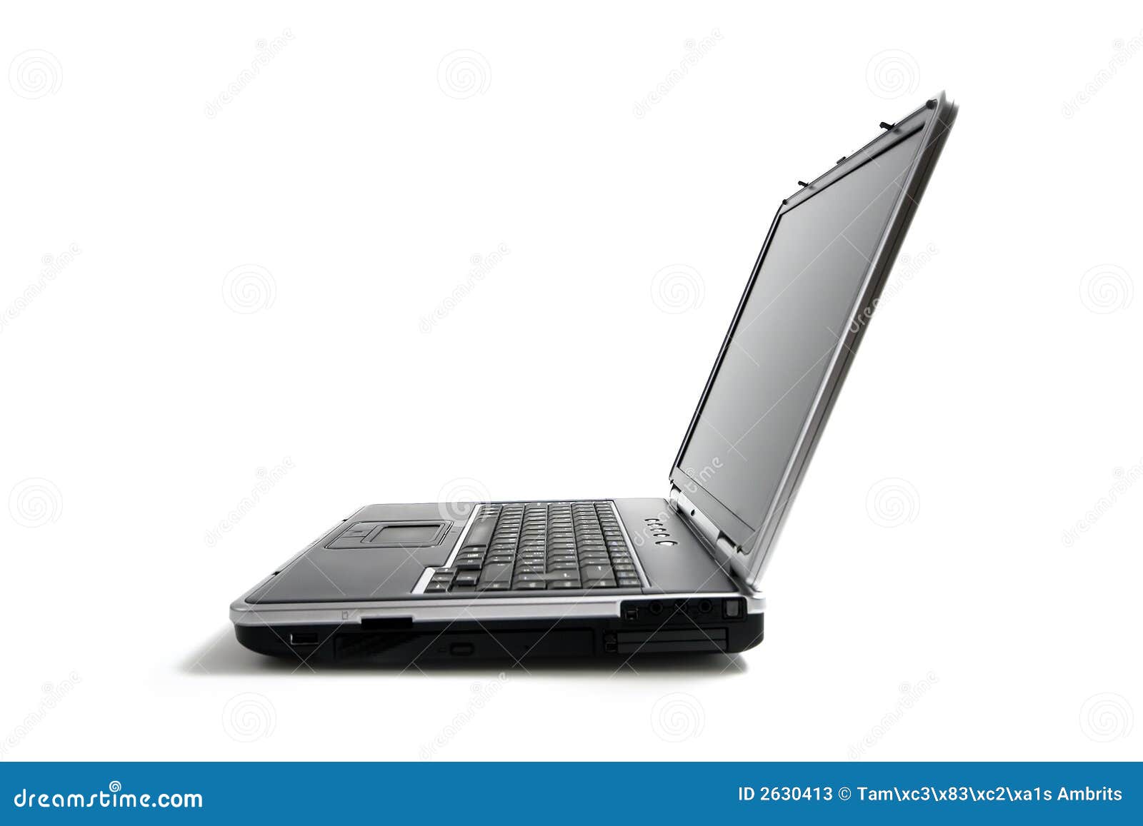 Laptop computer stock image. Image of calculator, desktop - 2630413
