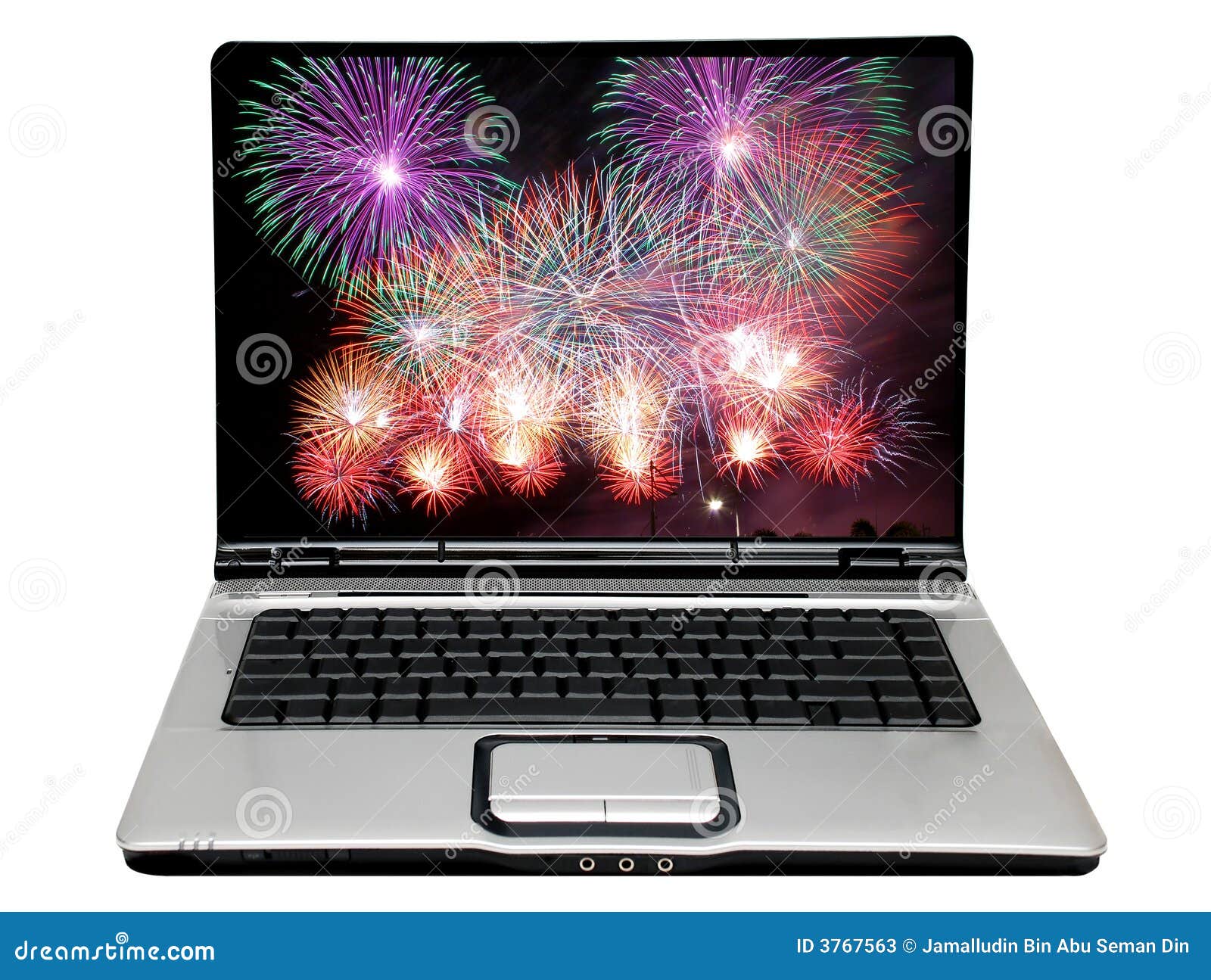 Laptop computer stock image. Image of colours, electronics - 3767563