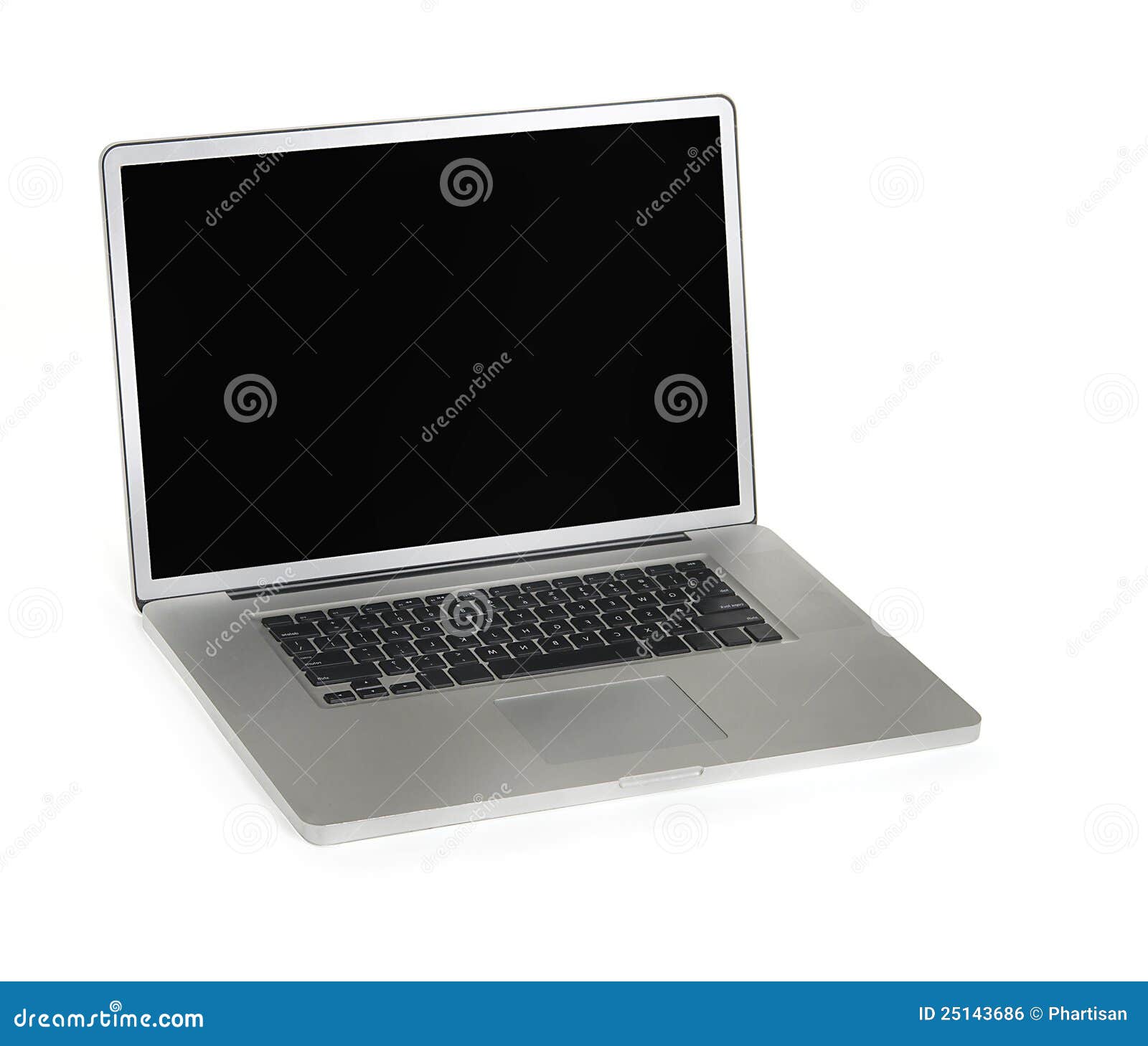 Laptop computer from above stock photo. Image of design - 25143686