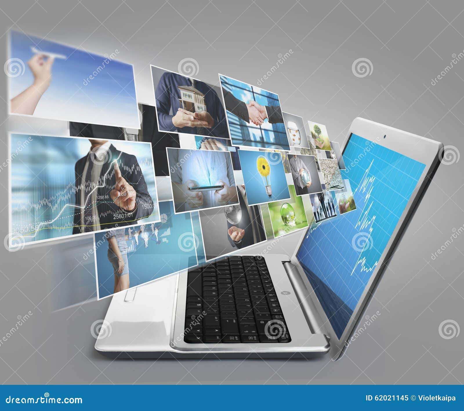 Laptop computer abstract stock image. Image of technology - 62021145