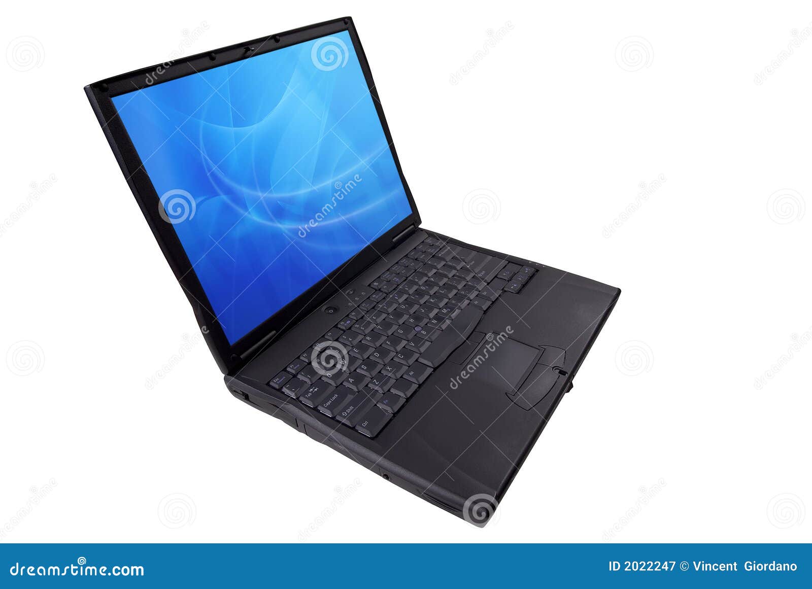 Laptop Computer at an Angle Stock Image - Image of laptop, isolated ...