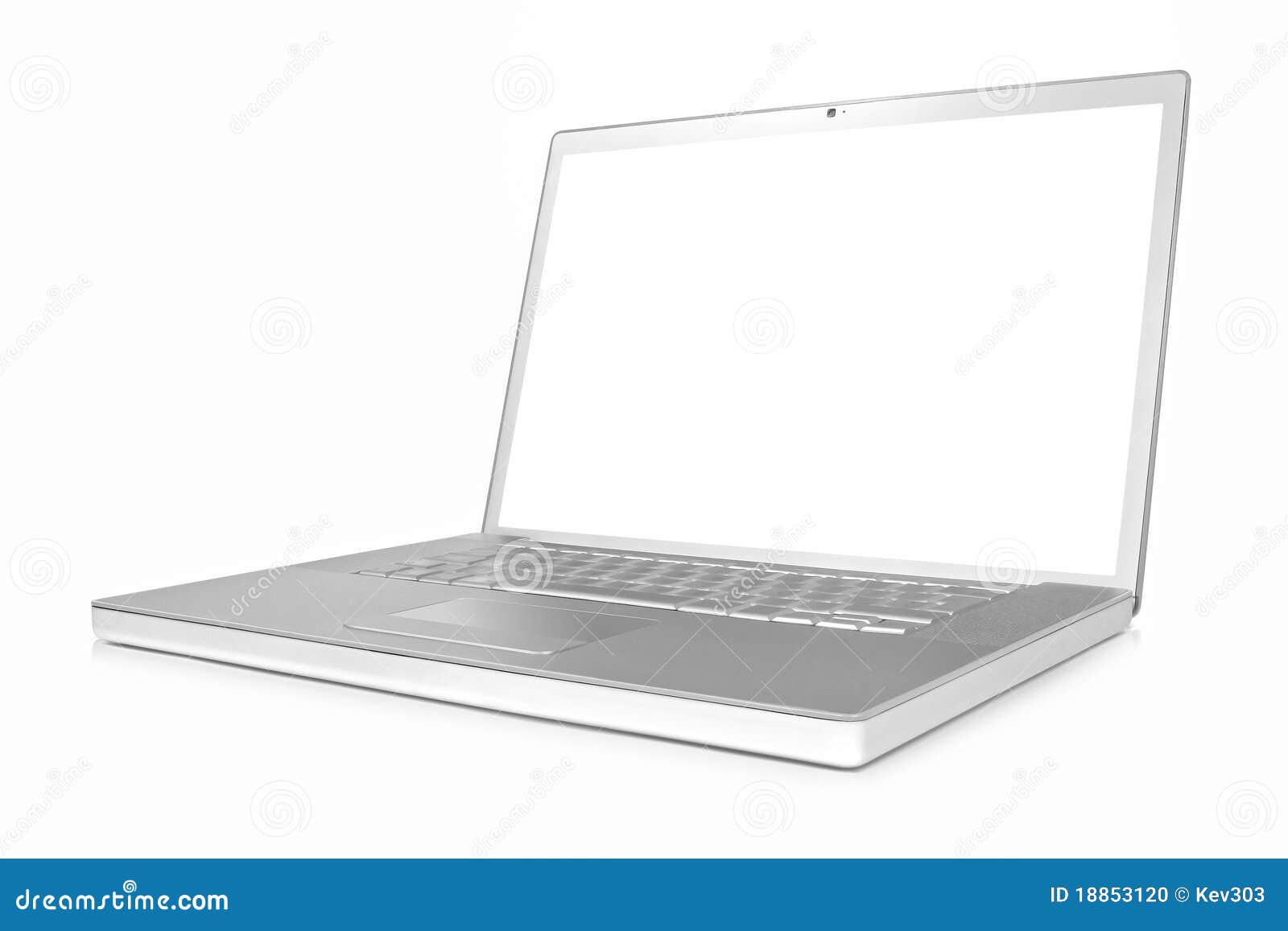 Laptop Computer, Angled View. Stock Photo - Image of screen, horizontal ...