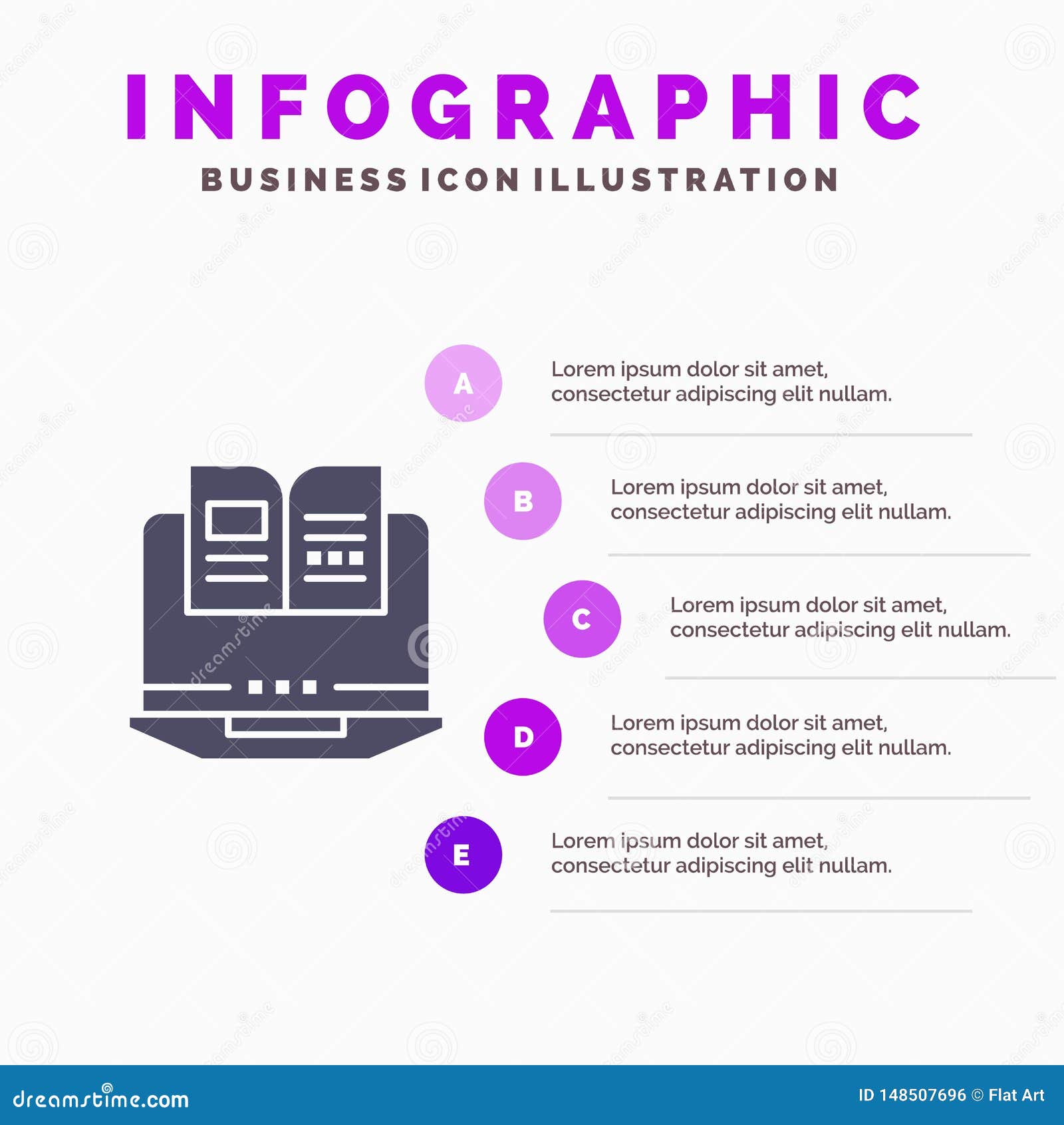 Laptop, Computer, Book, Hardware Infographics Presentation Template. 5 ...