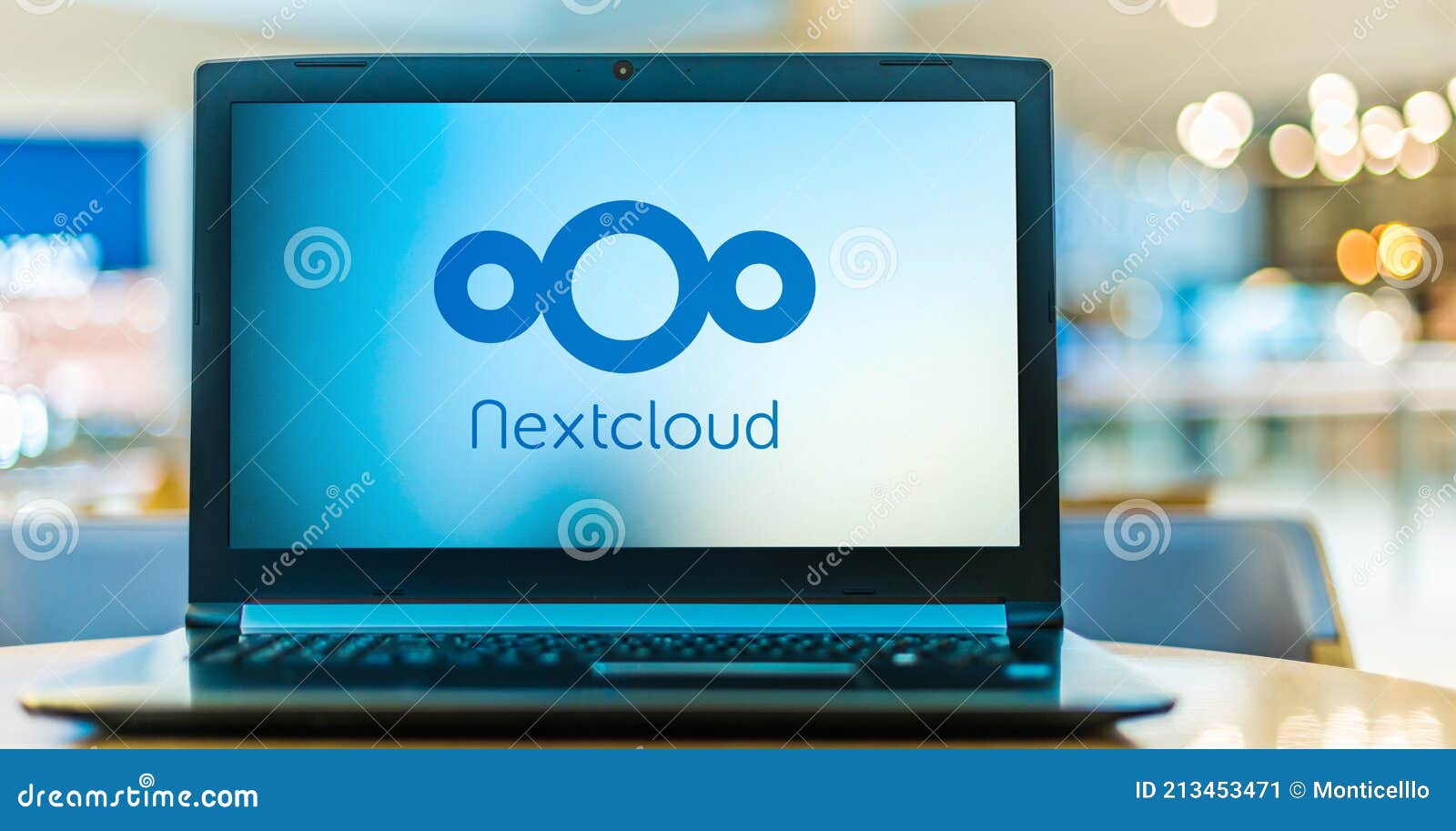 Laptop Computer Displaying Logo of Nextcloud Editorial Photo - Image of ...