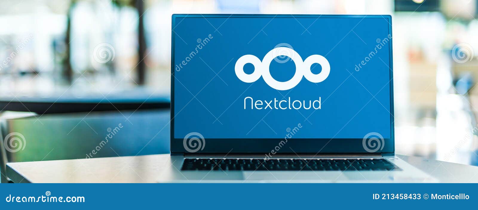 Laptop Computer Displaying Logo of Nextcloud Editorial Stock Photo ...