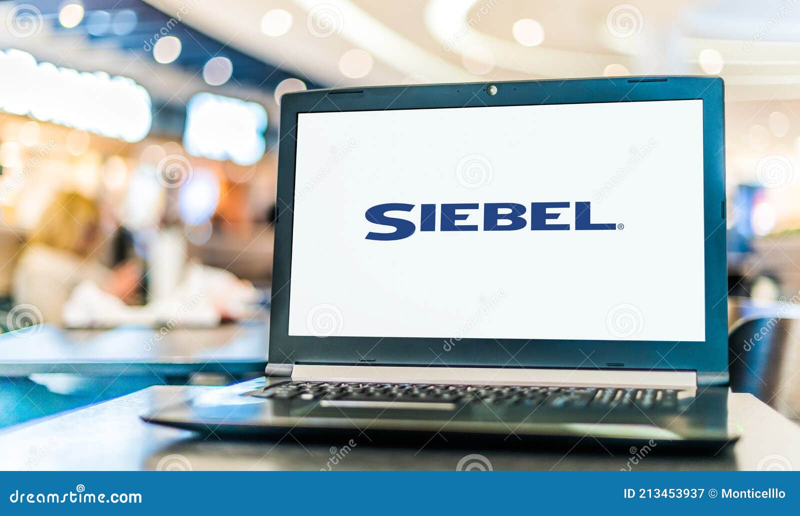 Laptop Computer Displaying Logo of Siebel CRM Editorial Photography ... Laptop Computer Displaying Logo of Siebel CRM Editorial Photography ...