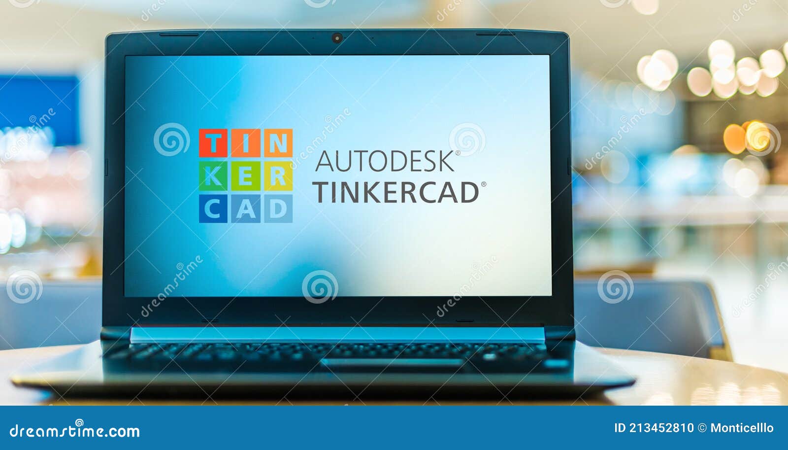 Laptop Computer Displaying Logo of Tinkercad Editorial Image - Image of ...