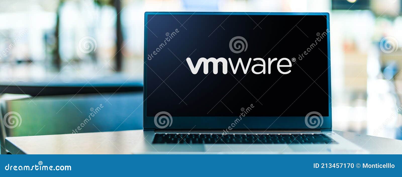 Laptop Computer Displaying Logo of VMware Editorial Image - Image of ...