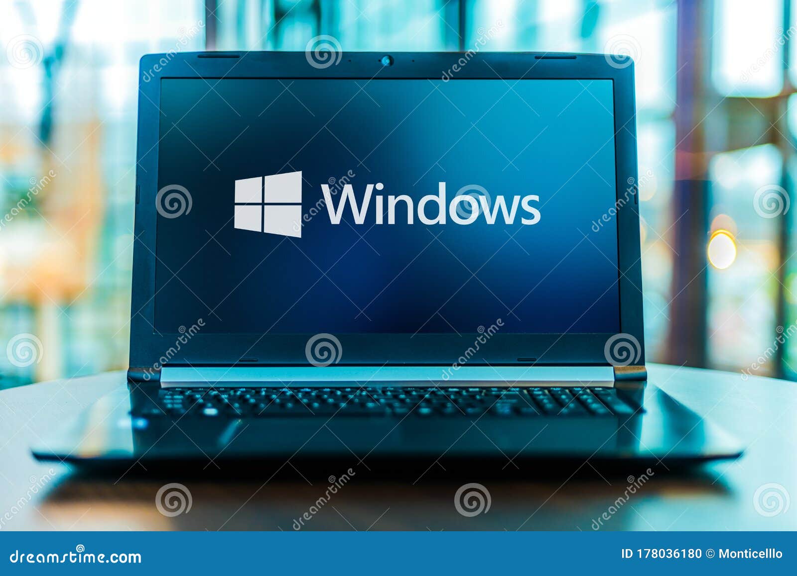 Laptop Computer Displaying Logo of Windows Editorial Image - Image of ... Laptop Computer Displaying Logo of Windows Editorial Image - Image of ...