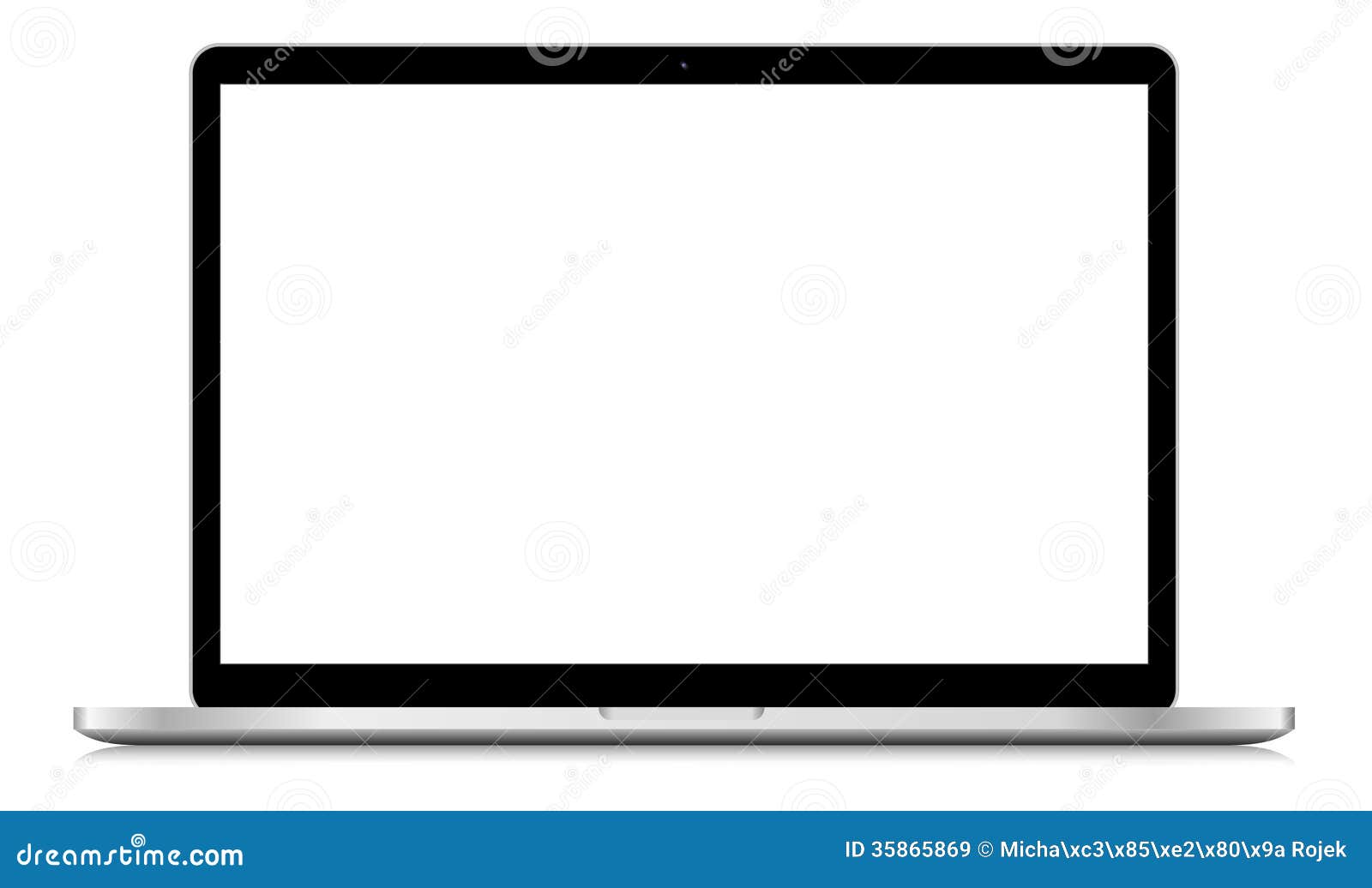 Laptop computer stock vector. Illustration of light, monitor - 35865869