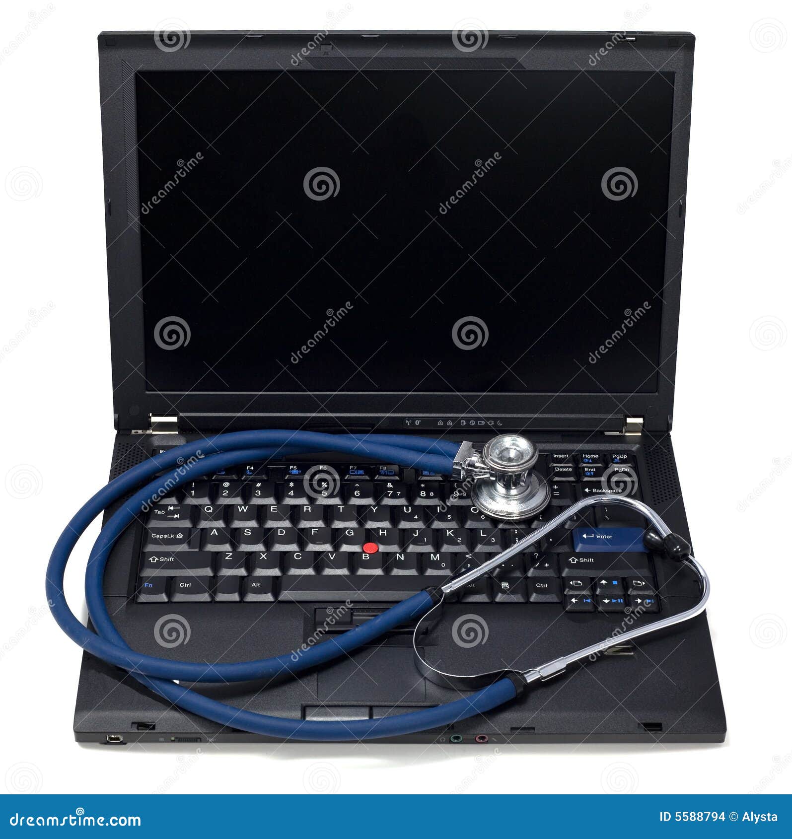 Laptop Computer Health stock photo. Image of diagnostics - 5588794