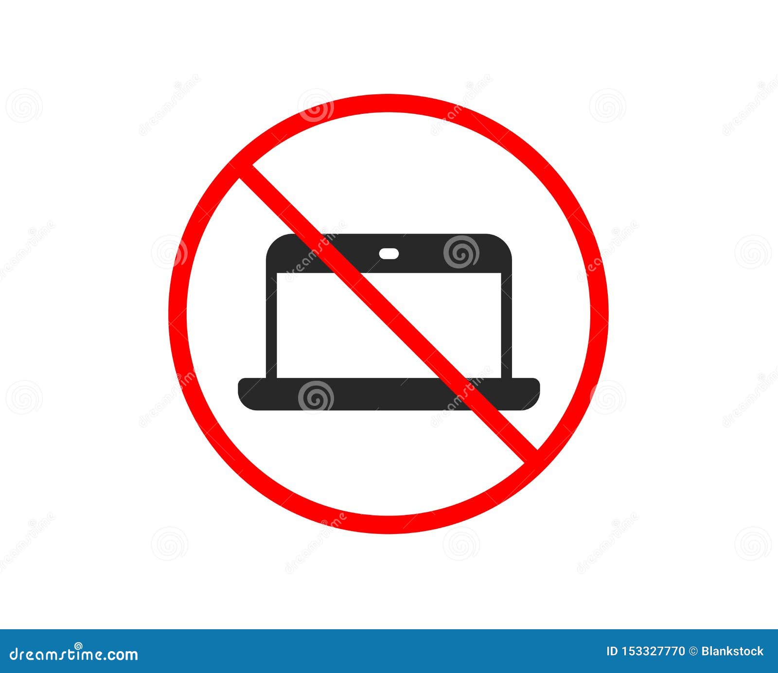 Laptop Computer Icon. Notebook Sign. Vector Stock Vector - Illustration ...