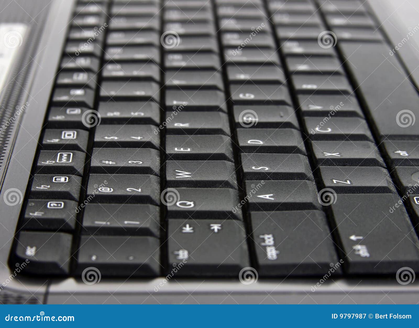 Laptop computer keyboard stock image. Image of white, mobile - 9797987