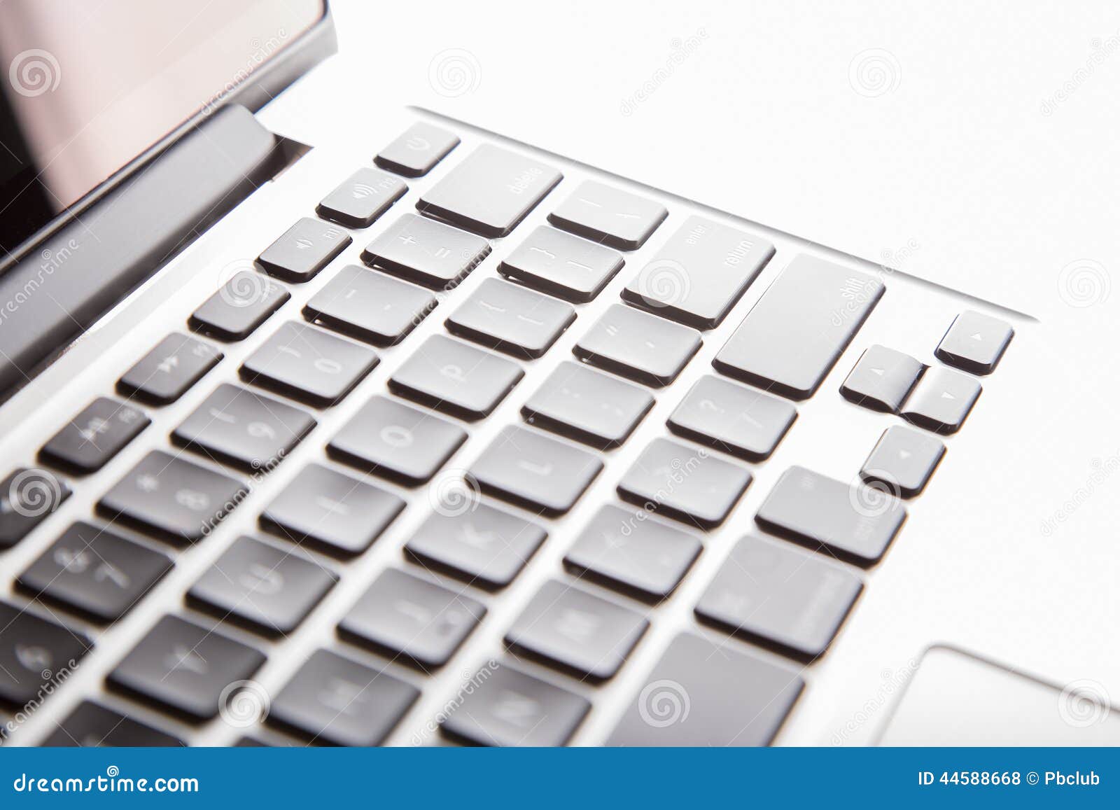 Laptop computer keyboard stock photo. Image of notebook - 44588668