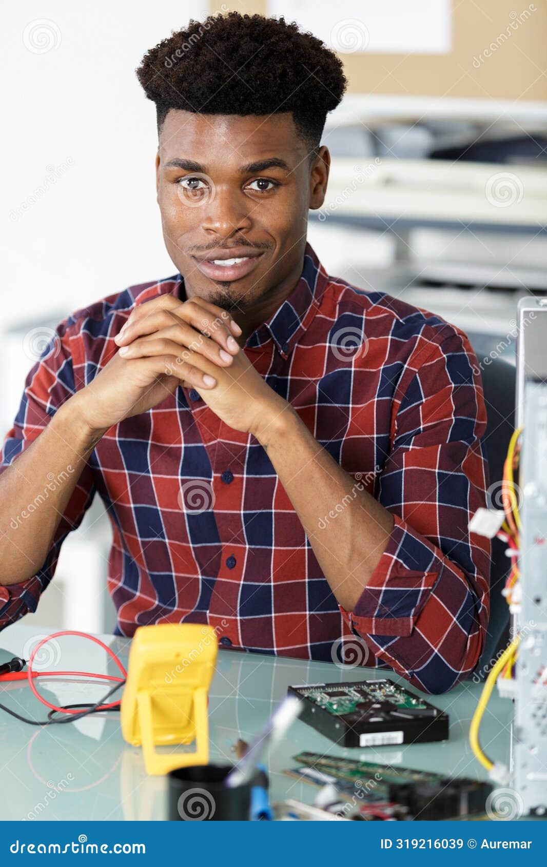 Laptop Computer Maintenance Repair Service Stock Image - Image of ...