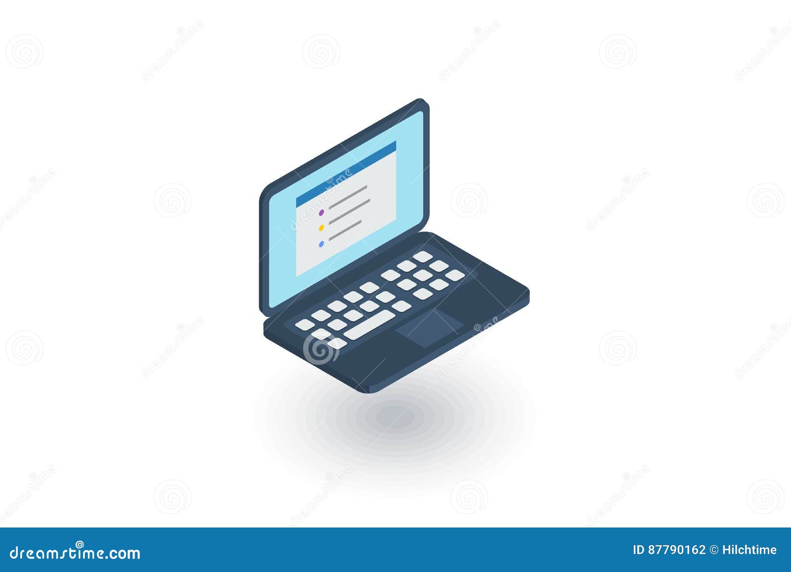 Laptop Computer, Notebook Isometric Flat Icon. 3d Vector Stock Vector ... Laptop Computer, Notebook Isometric Flat Icon. 3d Vector Stock Vector ...