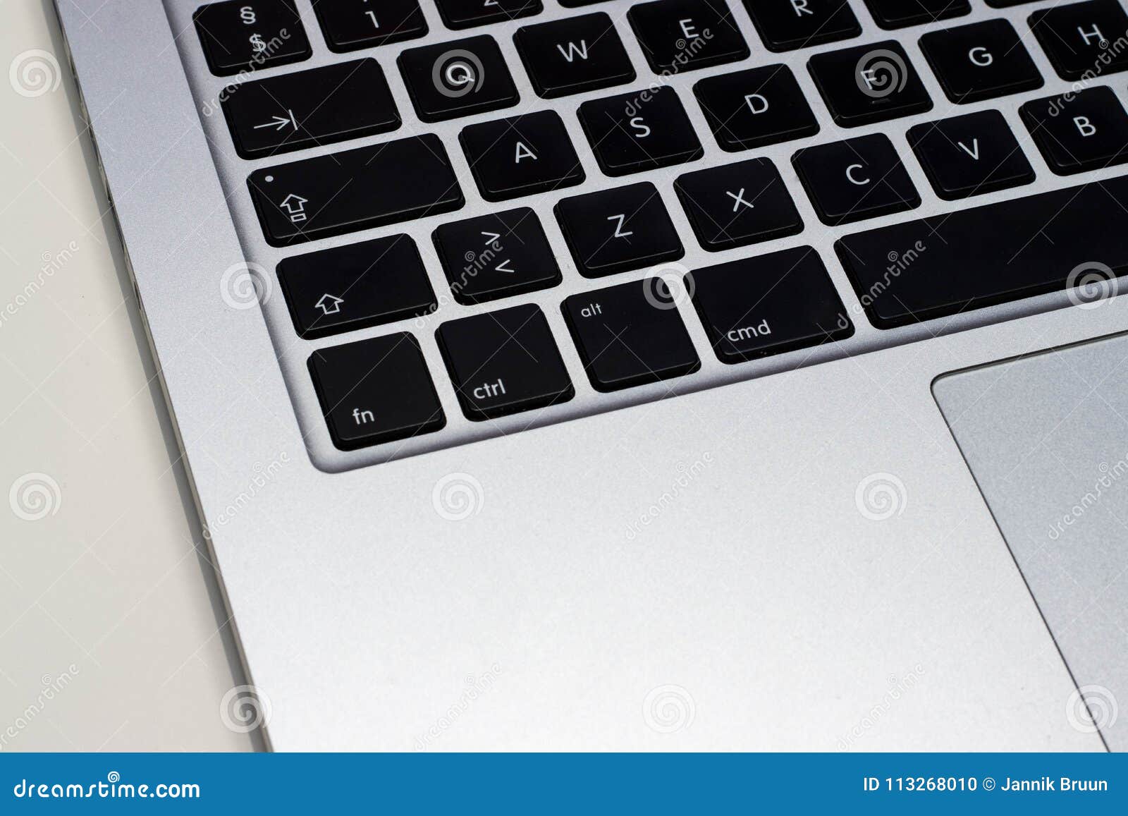 Laptop Computer Notebook Work Desk Top View Stock Photo - Image of ...