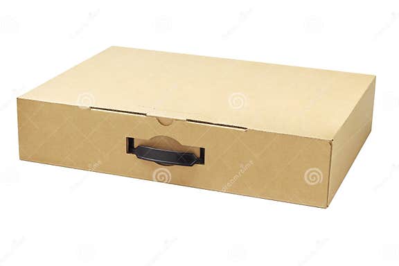 Laptop Computer Packaging Box Stock Image - Image of handle, portable ...