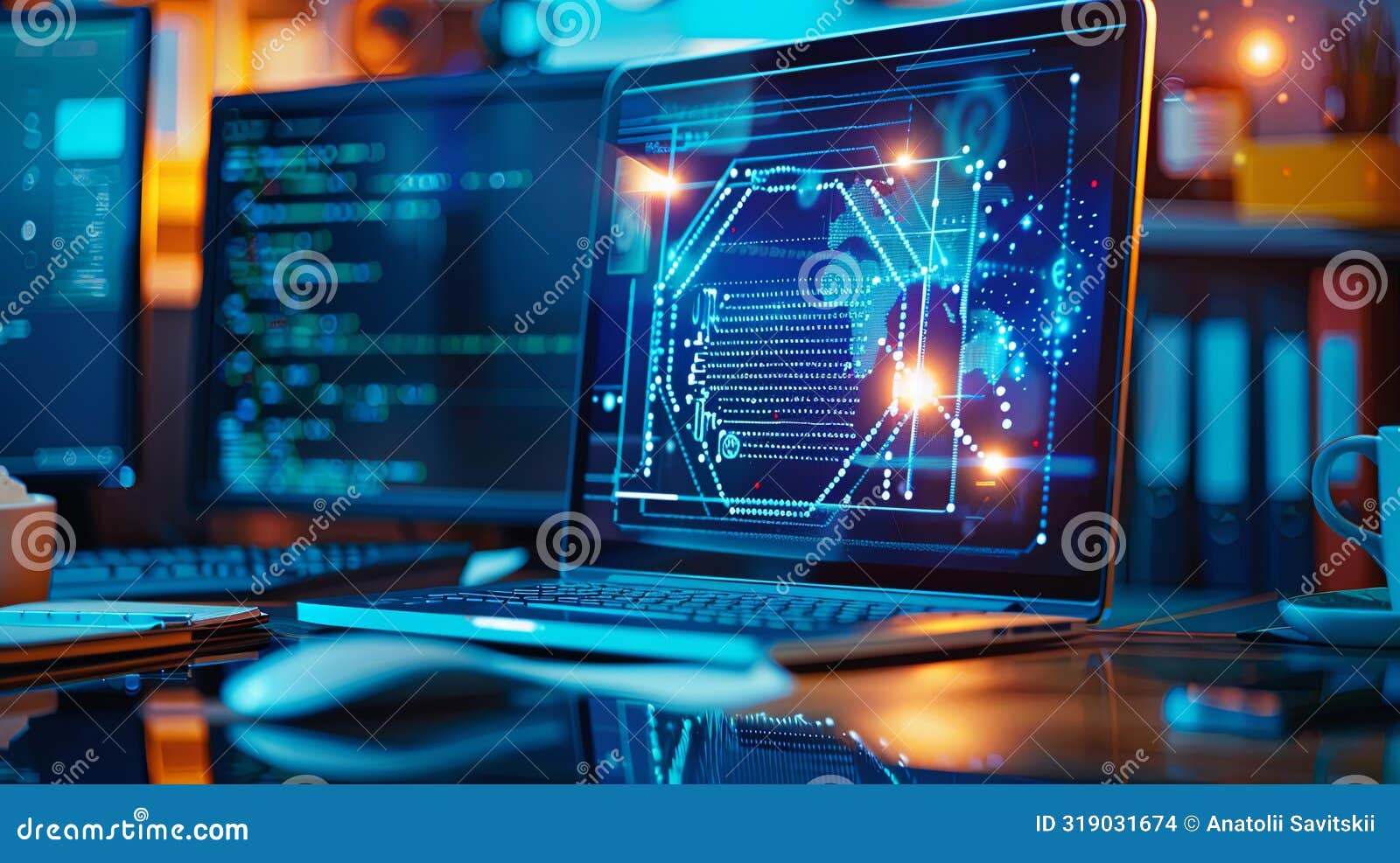 A Laptop Computer Placed on Top of a Desk in a Room, Symbolizing EdTech ...