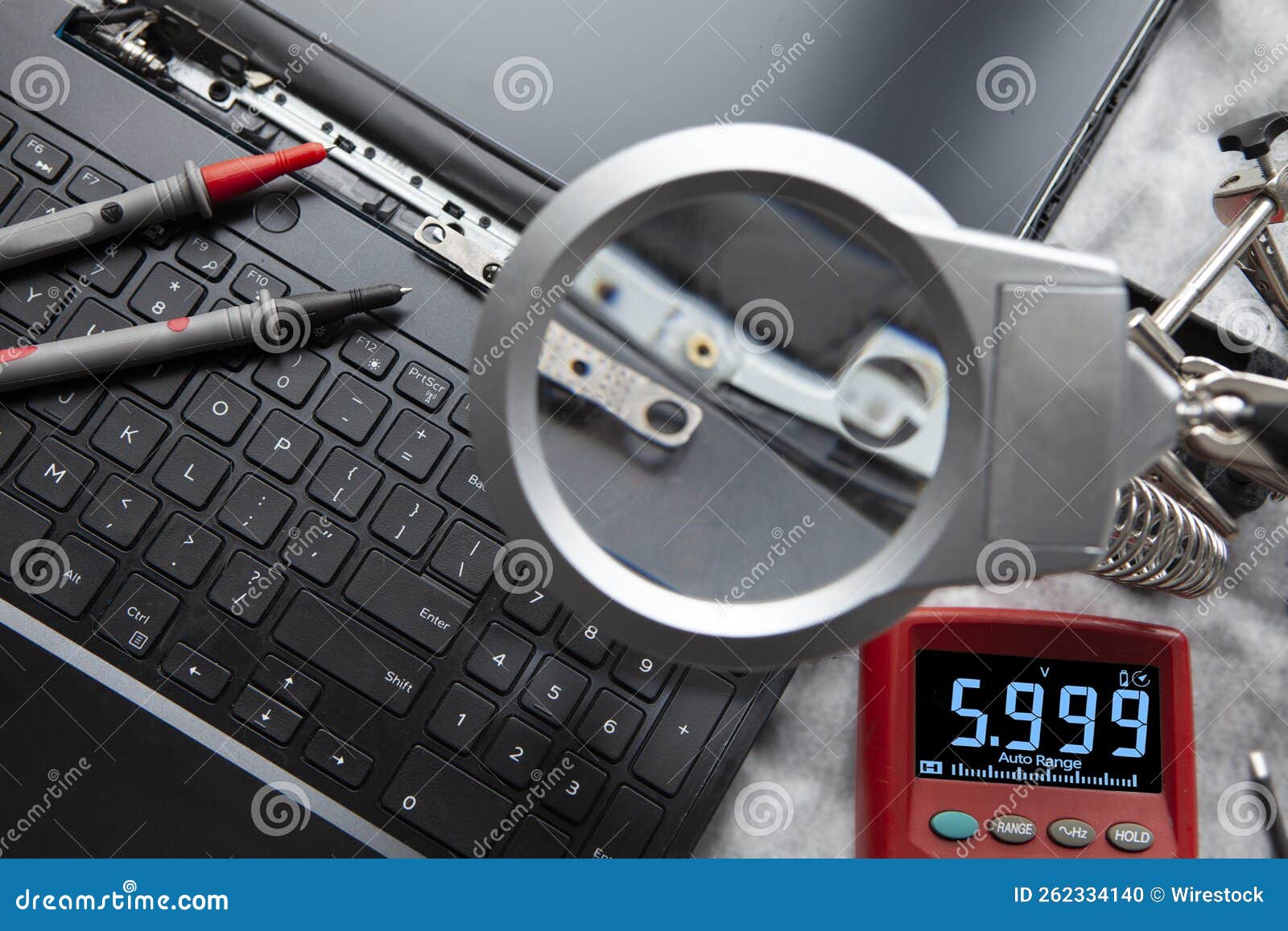 Laptop Computer Repair, Computer Service. Stock Photo - Image of ...